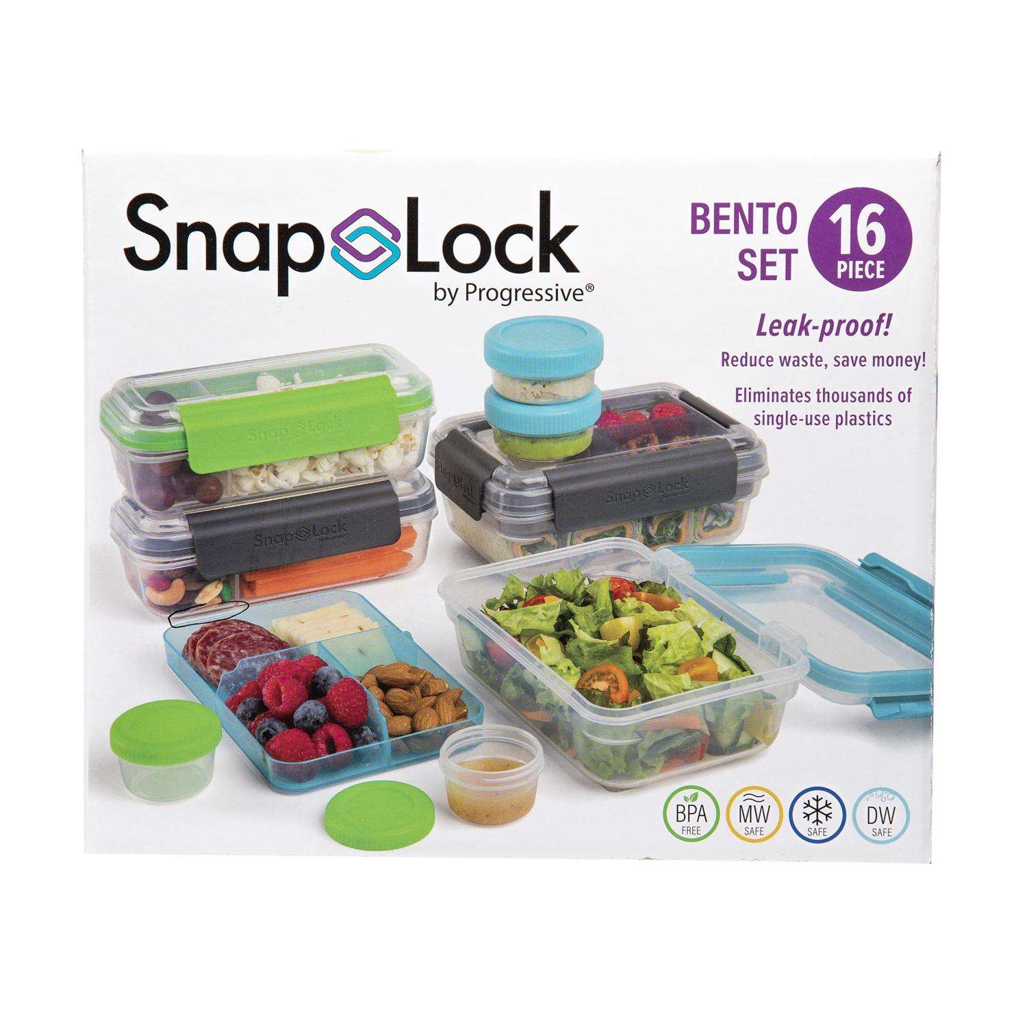 Progressive SnapLock Multicolored Bento Box 16 pk - Ace Hardware