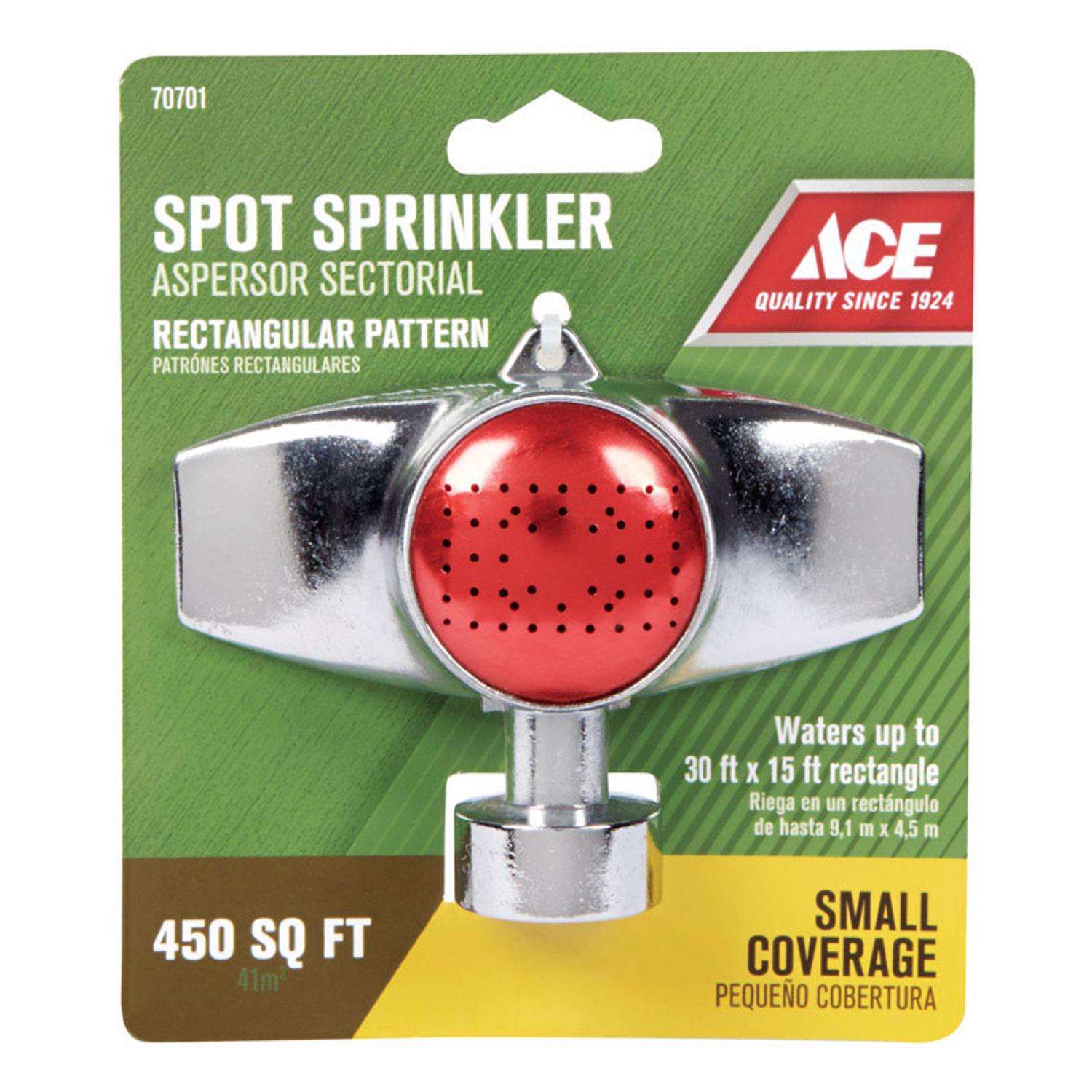Ace Zinc Elevated Base Spot Sprinkler 450 sq ft 1 pk - Ace Hardware