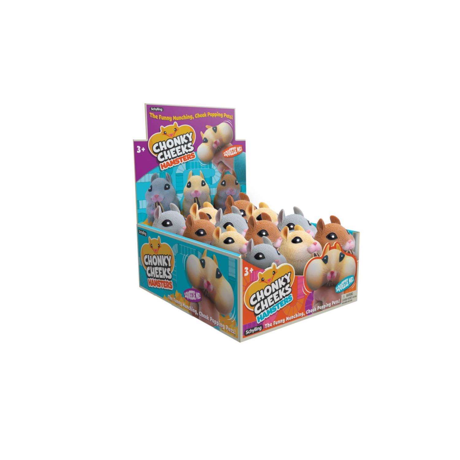 Schylling Chonky Cheeks Hamsters Foam Multicolor - Ace Hardware