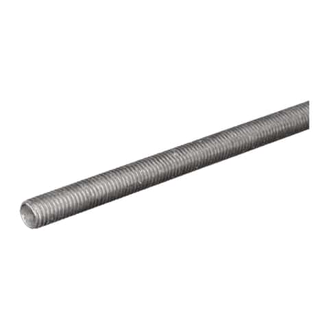 SteelWorks 1/4 in. D X 36 in. L Zinc-Plated Steel Threaded Rod - Ace ...