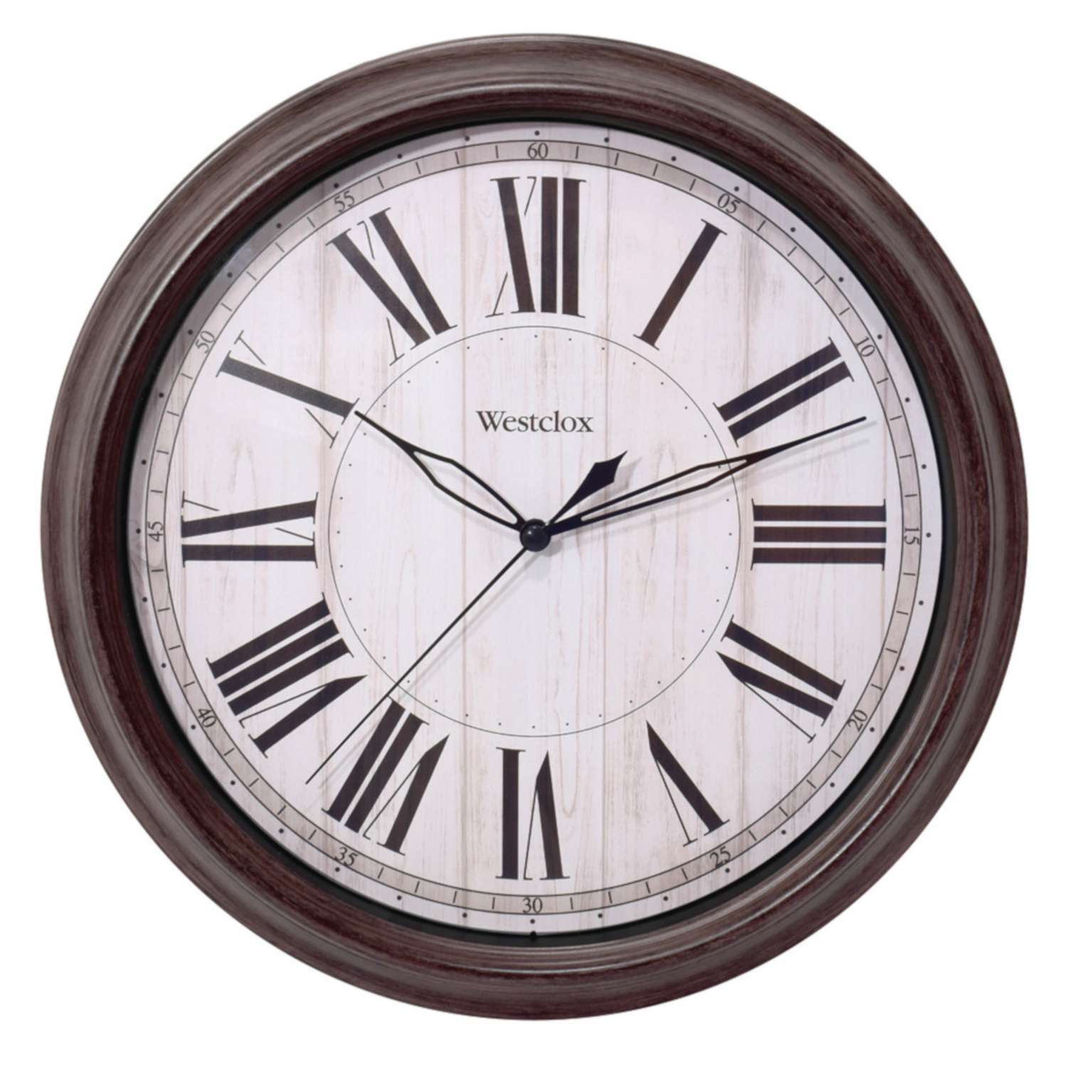 Westclox 11 in. L X 11 in. W Indoor Analog Wall Clock Glass/Plastic ...