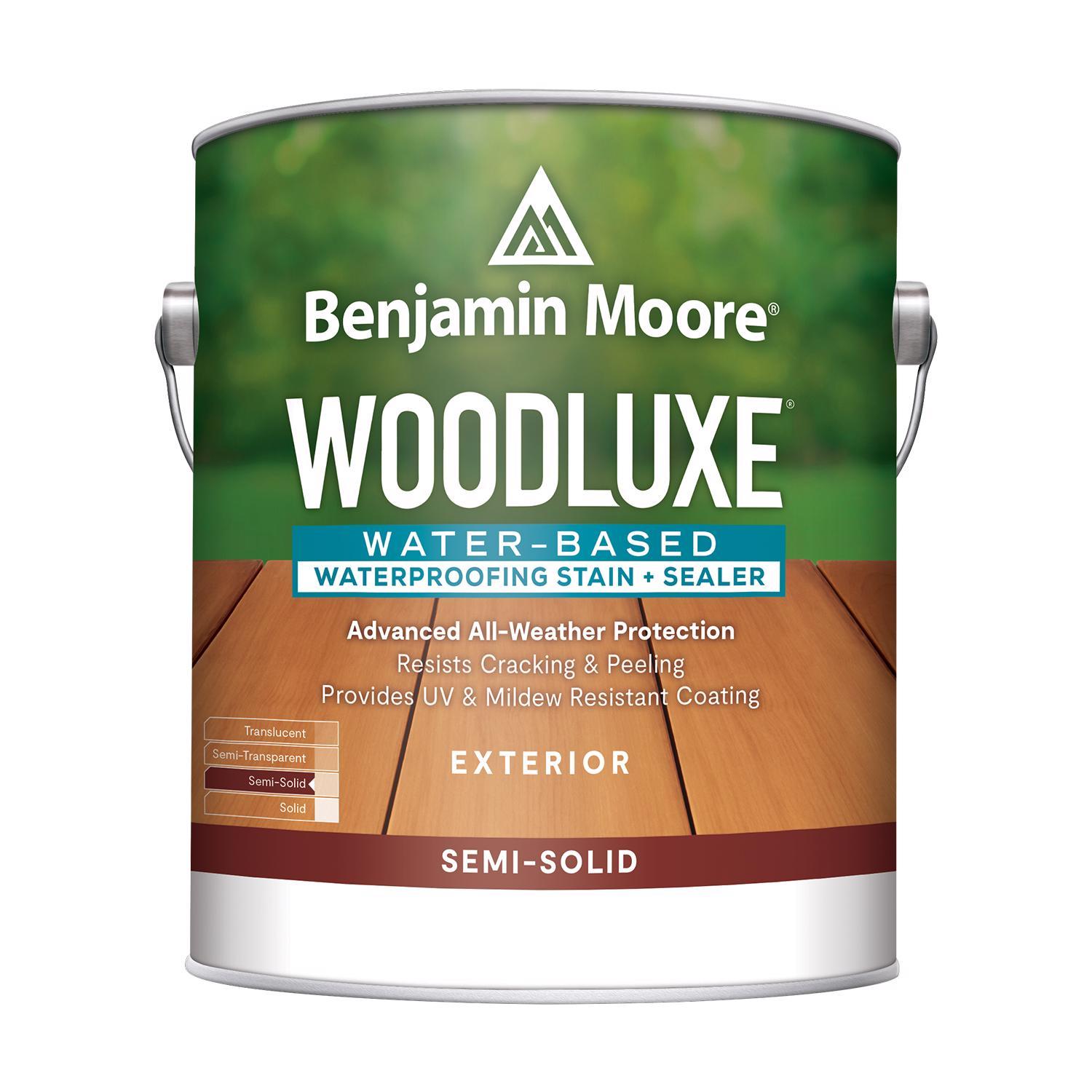 Benjamin Moore Woodluxe Semi-Solid White Water-Based Acrylic Latex ...