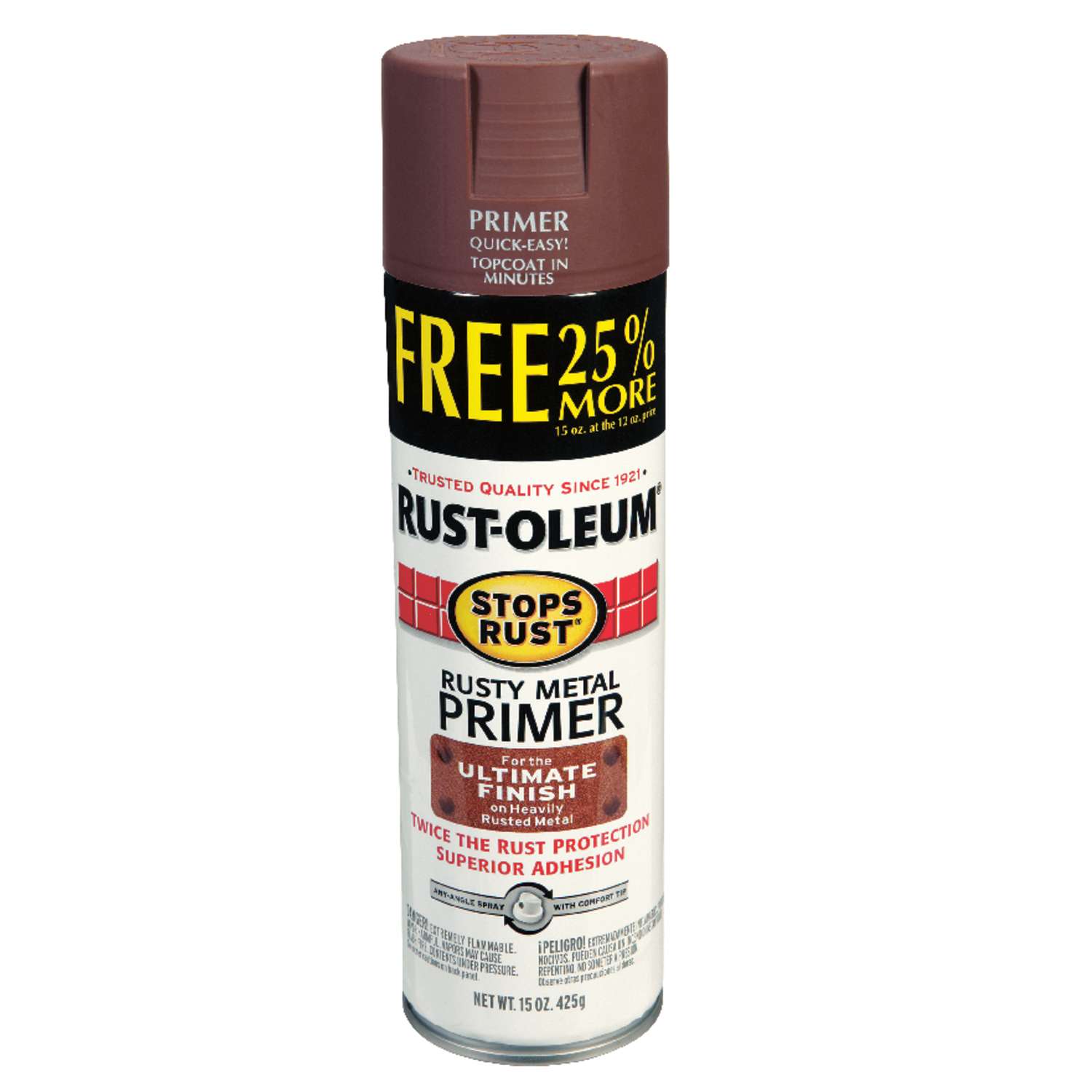 Rust-Oleum Stops Rust Brown Spray Primer 15 oz - Ace Hardware