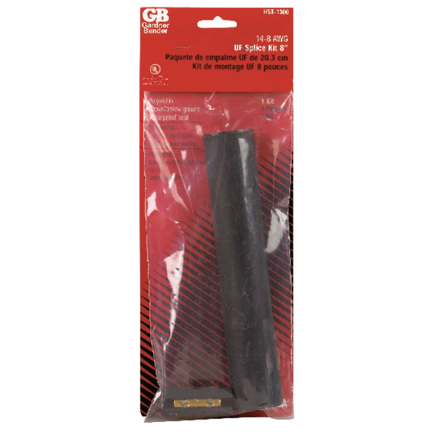 Gardner Bender 14-8 Ga. Insulated Wire Splice Kit Black 1 pk - Ace Hardware