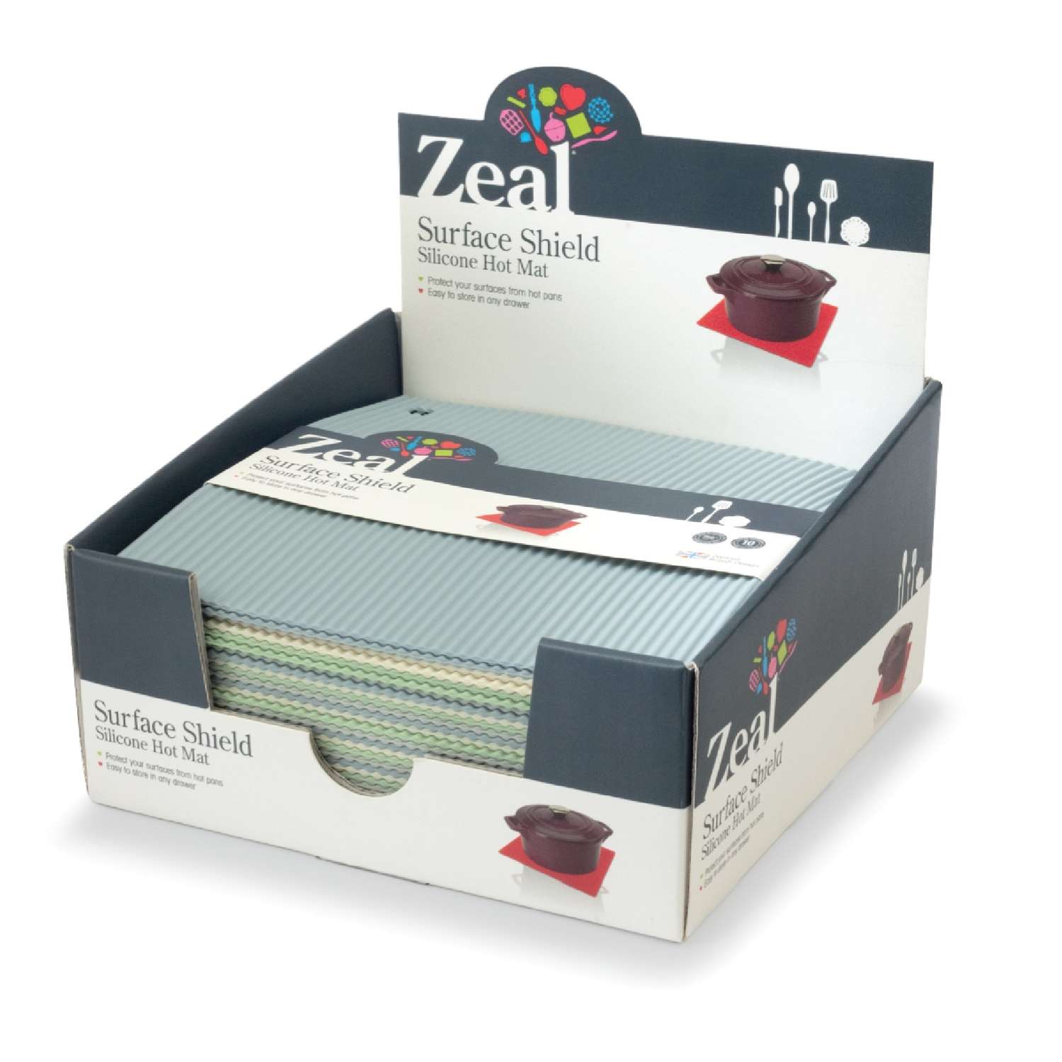 Zeal Surface Shield Assorted Silicone Hot Mat Mfr# J310NEUT - Ace Hardware