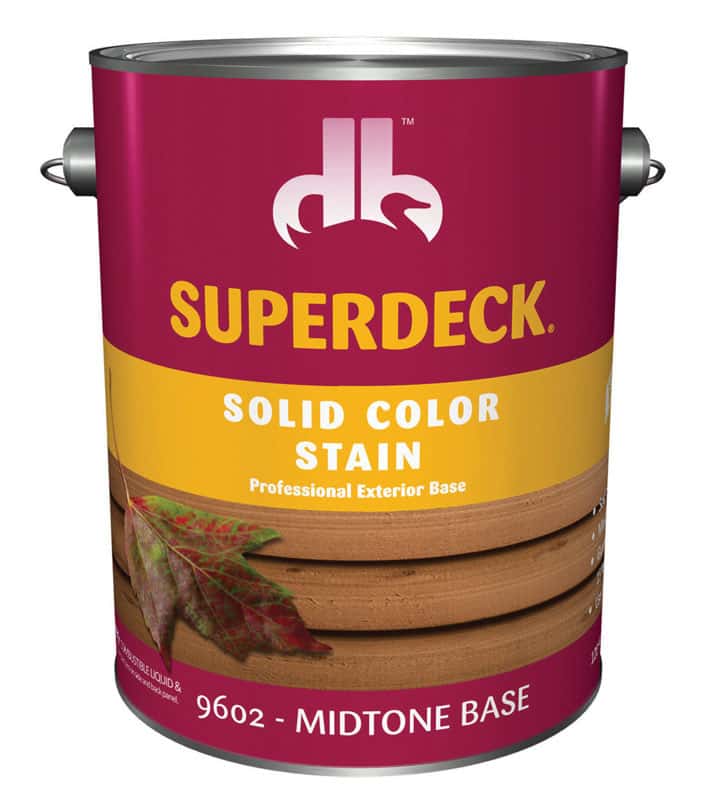 Superdeck Solid Flat Midtone Base Medium Base Acrylic Latex Wood Stain ...