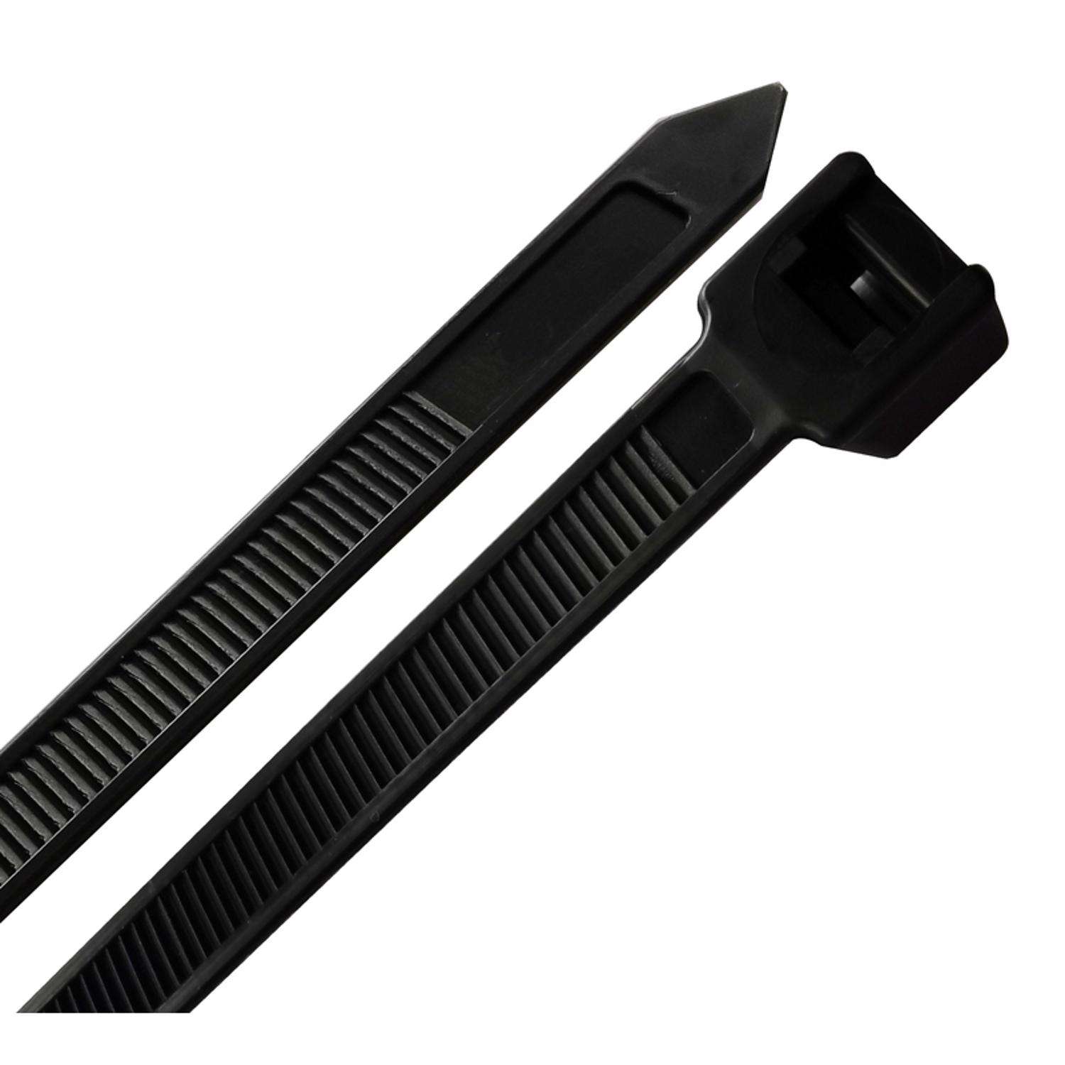 Home Plus 24 in. L Black Cable Tie 10 pk - Ace Hardware