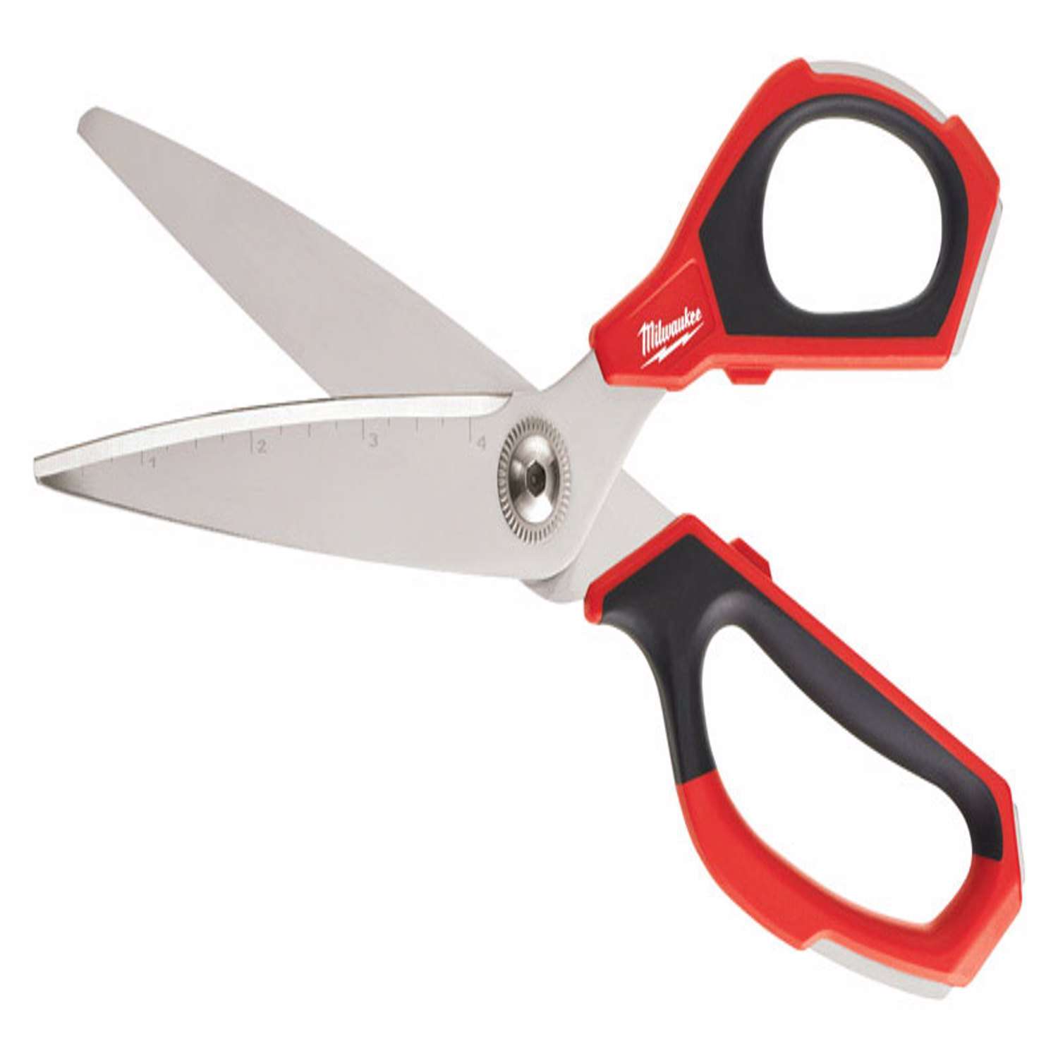 Milwaukee 9 in. Iron Carbide Smooth Straight Jobsite Scissors 1 pc ...