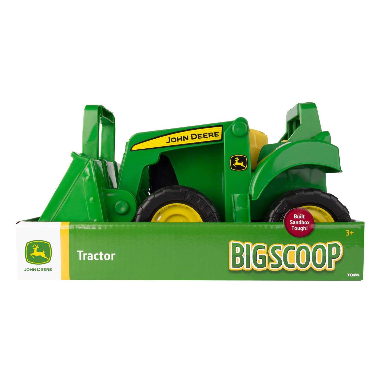 Tomy John Deere Scoop Tractor Toy Plastic Green - Ace Hardware