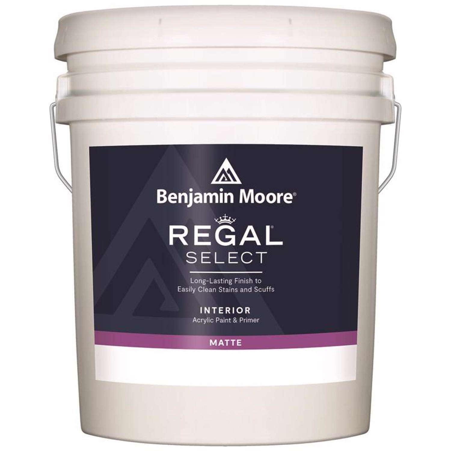 Benjamin Moore Regal Select Matte Base 3 Interior Latex Wall Paint ...