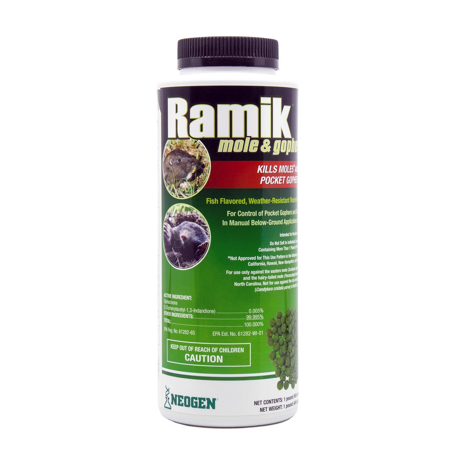 Ramik Fish-Flavored Rodenticide Bait Pellets For Gophers and Moles 1 lb ...