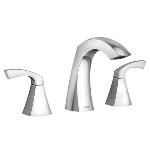 Moen Lindor Chrome Widespread Bathroom Sink Faucet 8 - 16 in. - Ace ...