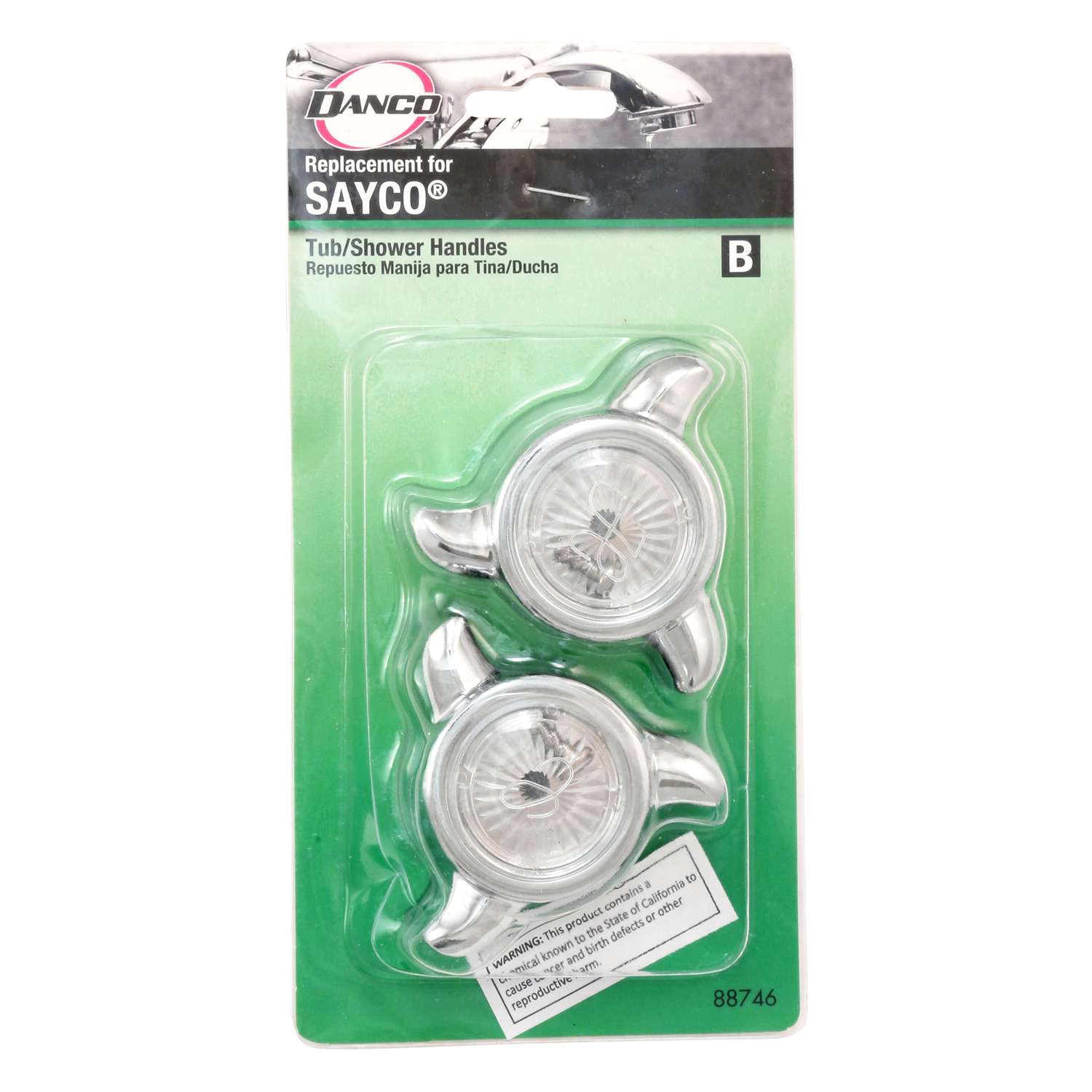 Danco For Sayco Chrome Tub and Shower Faucet Handles - Ace Hardware