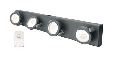 Rite Lite 15.75 in. L Gray Battery Powered LED Smart-Enabled Strip ...