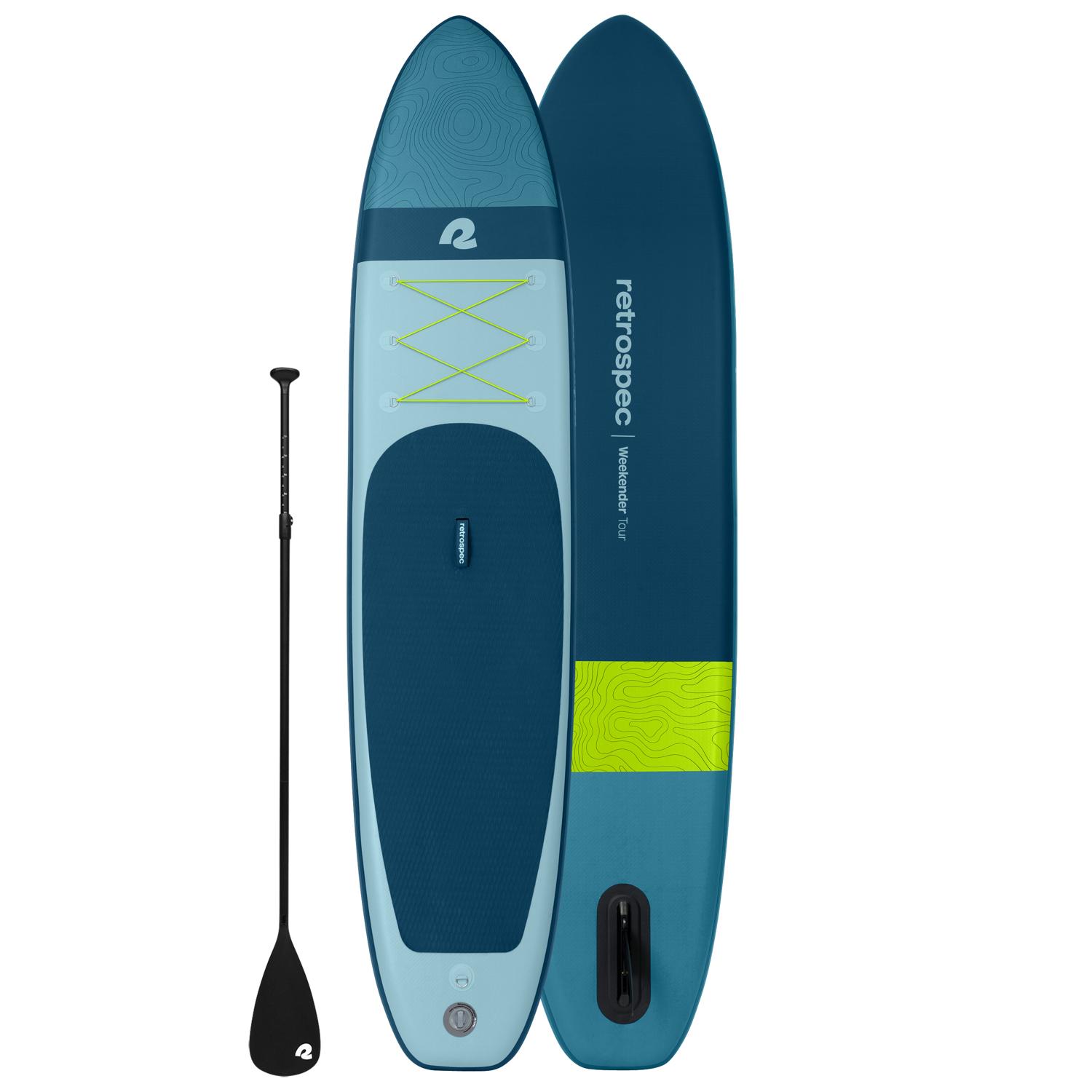 Retrospec Weekender Tour PVC Inflatable Blue Paddleboard 6 in. H X 30 ...