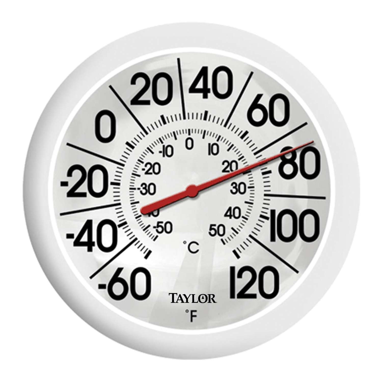Taylor Dial Thermometer Plastic White 8.5 in. - Ace Hardware