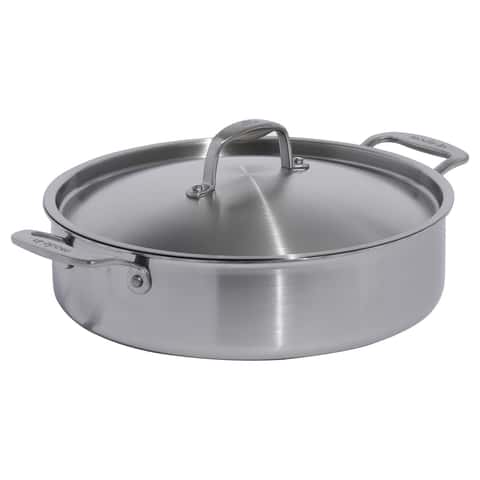 Made In Stainless Steel Braiser With Lid 12 in. 6 qt - Ace Hardware