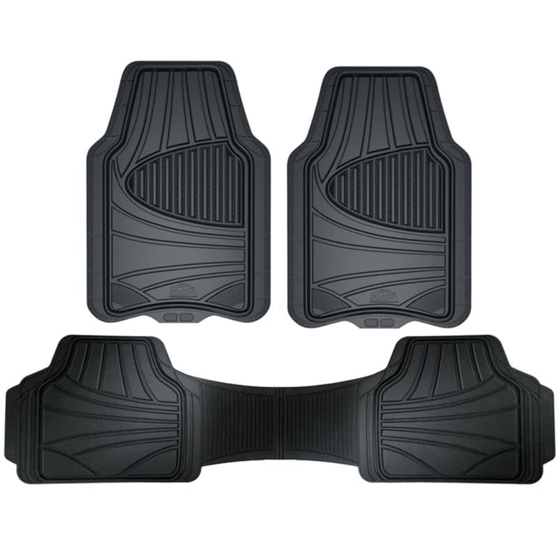 Armor All Black Rubber Auto Floor Mats 3 pk Mfr 78843 Ace Hardware