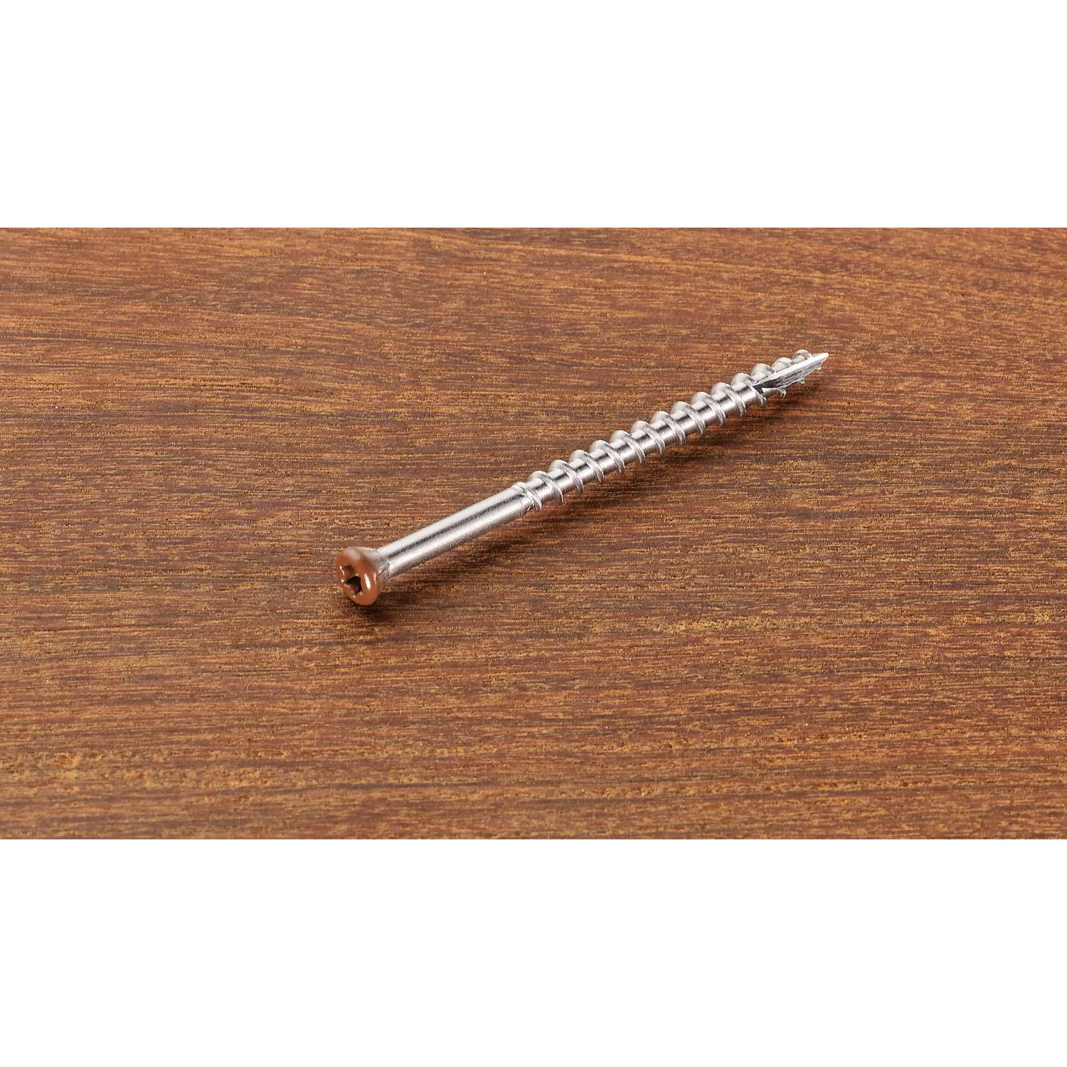 Starborn Headcote No. 7 X 1-5/8 in. L Brown Star Trim Head Deck Screws ...