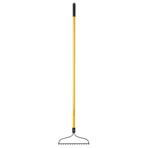 Home Plus+ 61 in. 14 Tine Steel Bow Rake Fiberglass Handle Mfr ...