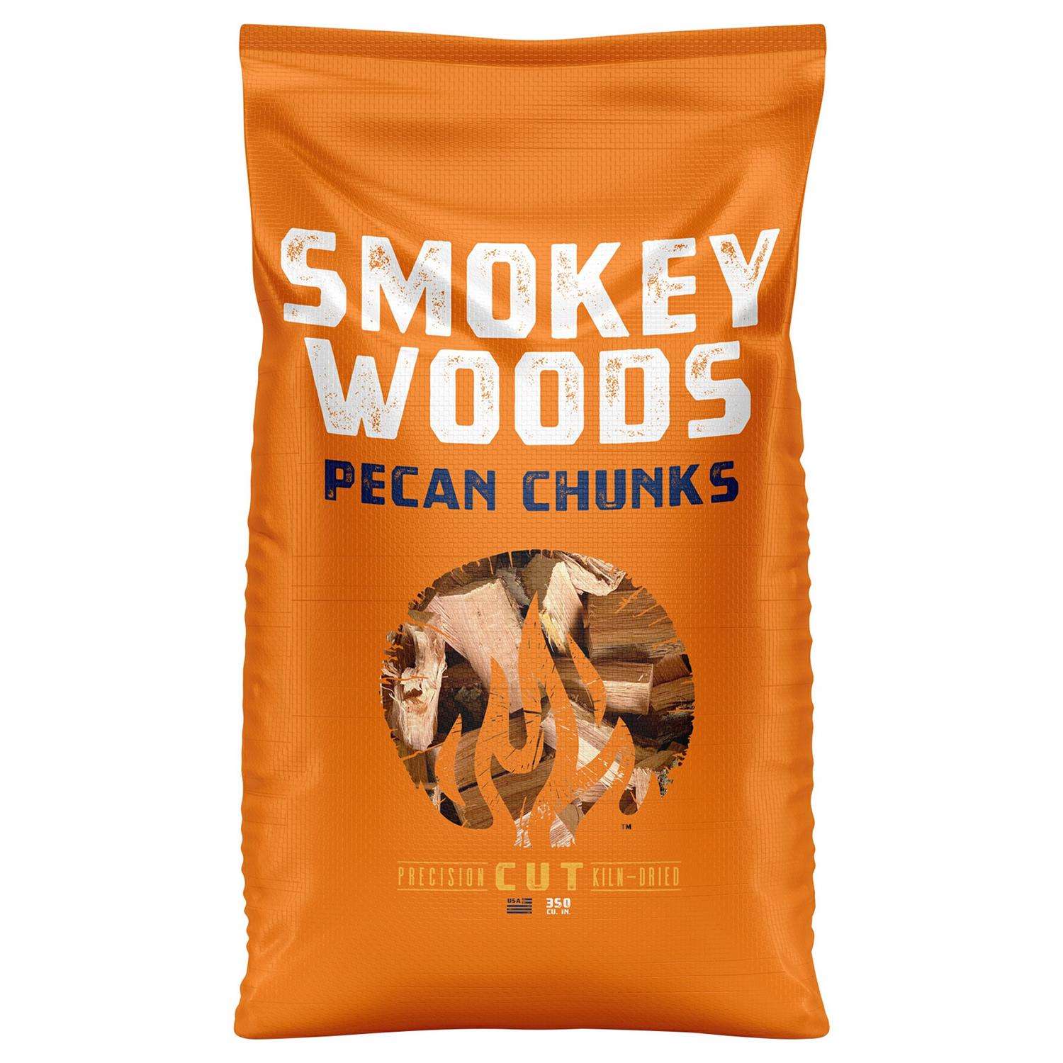 Smokey Woods All Natural Pecan Wood Smoking Chunks 350 cu in - Ace Hardware