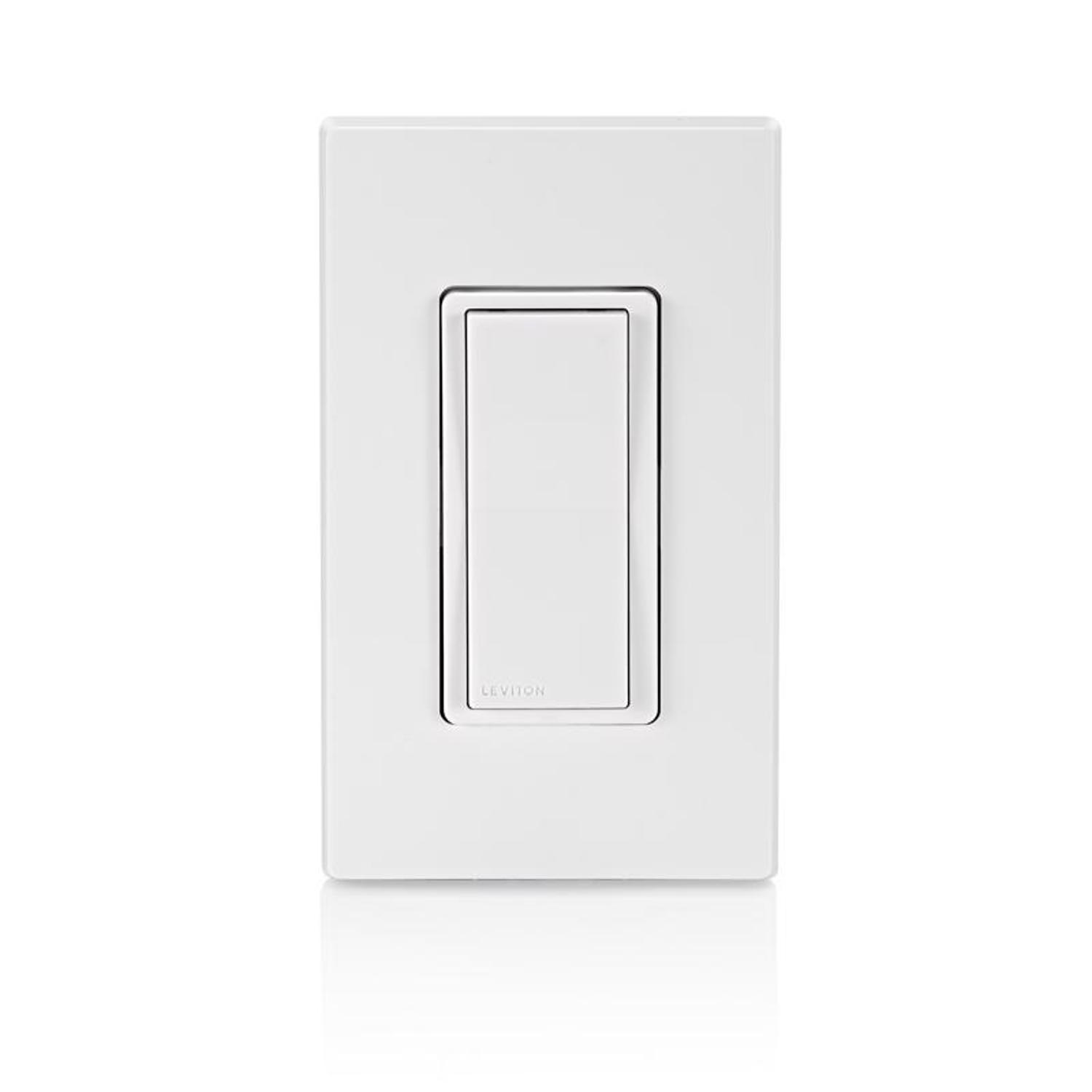 Leviton Decora WiFi Smart Smart-Enabled Light Switch White 1 pk Mfr ...