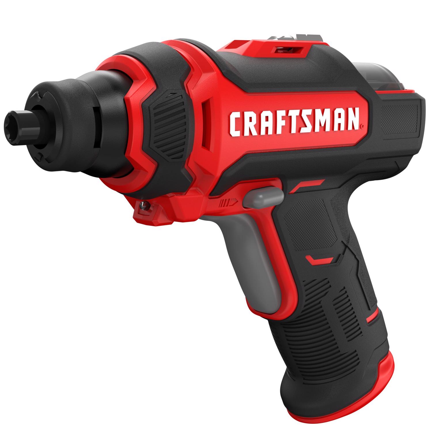 Craftsman 4V MAX Cordless Powered Screwdriver Kit (Battery & Charger ...