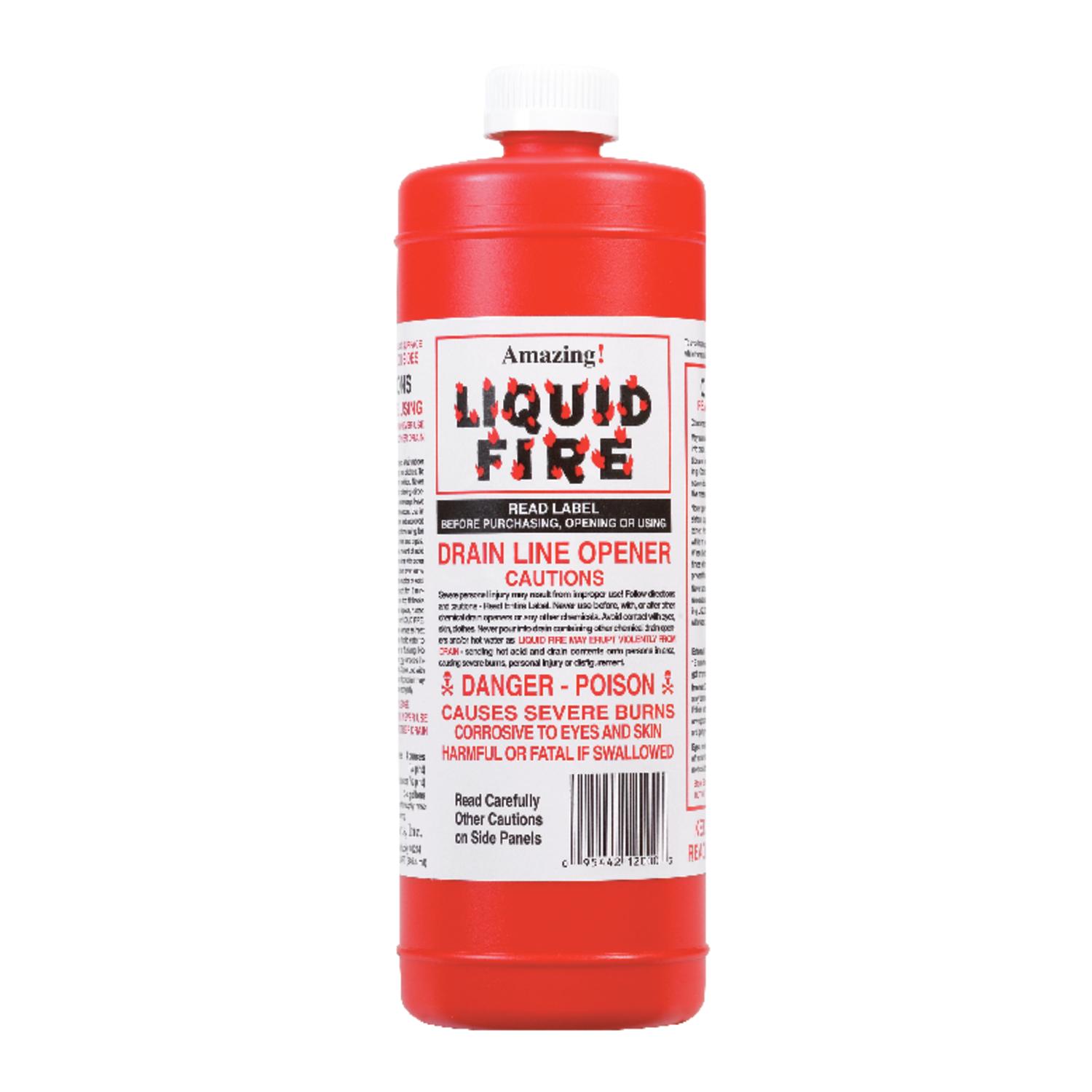 Amazing Liquid Fire Liquid Drain Opener 32 oz Mfr# LF-Q-12 - Ace Hardware