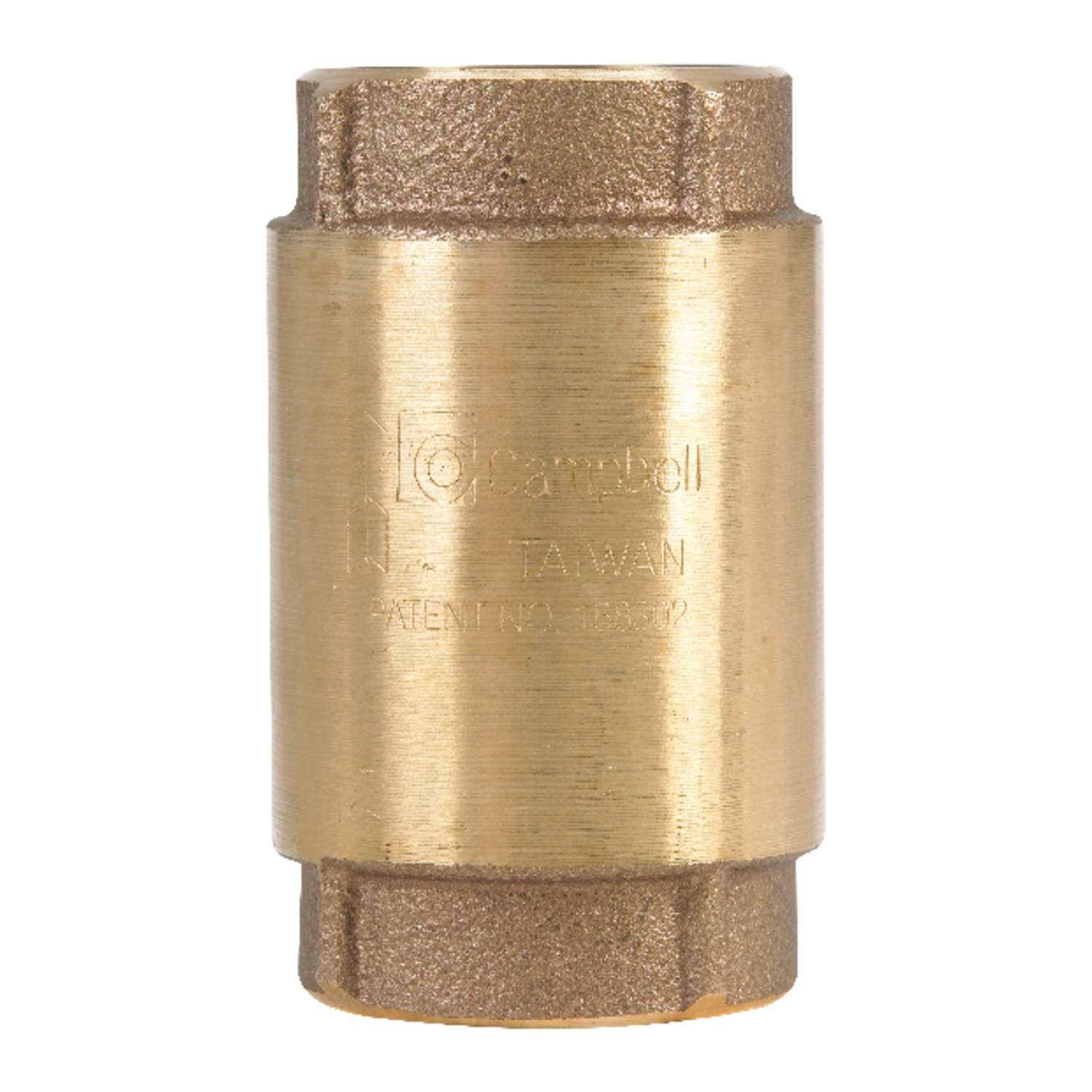 Campbell 1-1/4 in. D X 1-1/4 in. D FNPT x FNPT Red Brass Spring Loaded ...