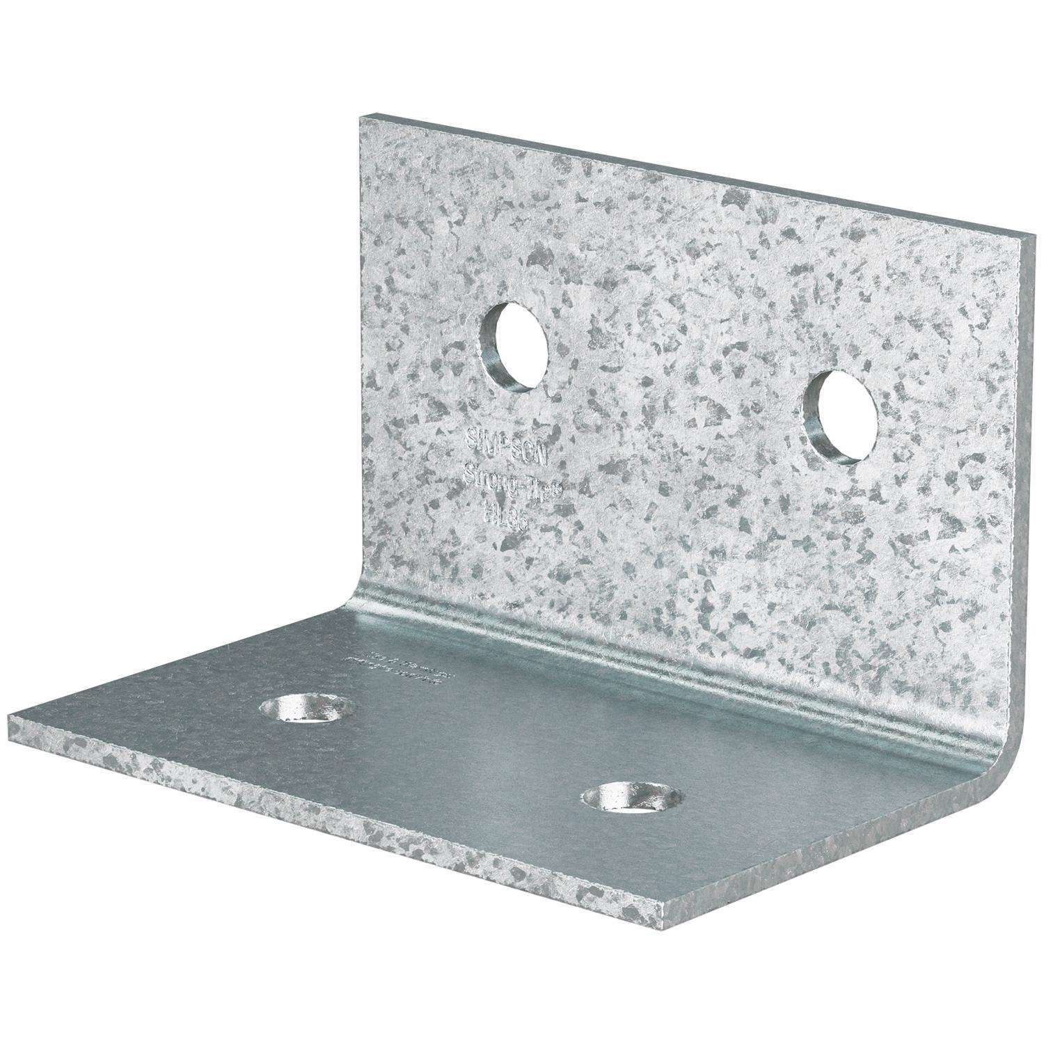 Simpson Strongtie 3.25 in. H X 5 in. W 7 Ga. Galvanized Steel Framing ...