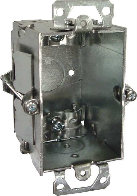 Raco 12-1/2 cu in Rectangle Steel 1 gang Switch Box Gray - Ace Hardware