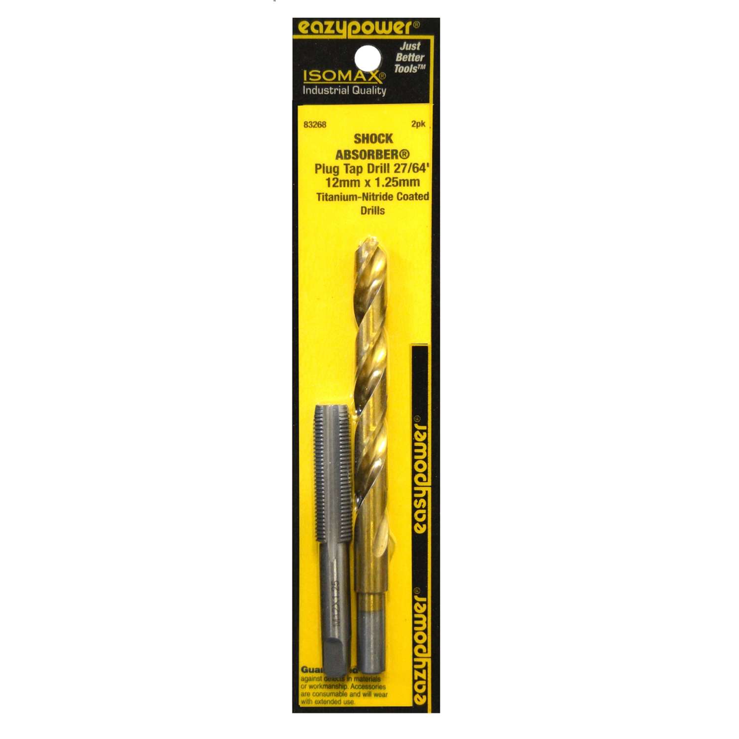 Eazypower Isomax 27/64 in. M2 Steel Drill and Tap Bit Set 2 pc - Ace ...