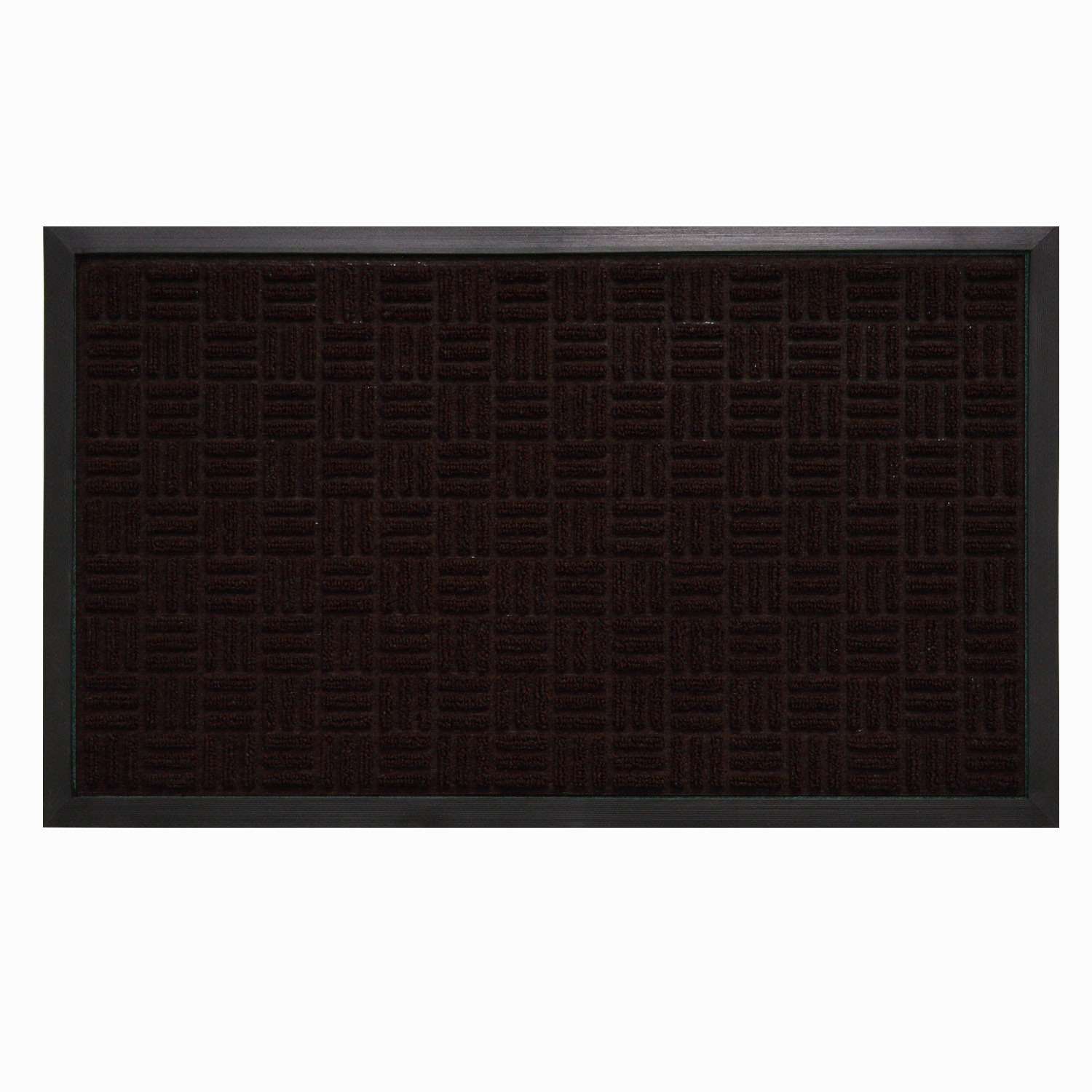 Sports Licensing Solutions 36 in. L X 24 in. W Brown Parquet Rubber ...