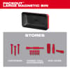 Milwaukee PACKOUT SHOP STORAGE Garage Organizer Magnetic Tray Black/Red ...