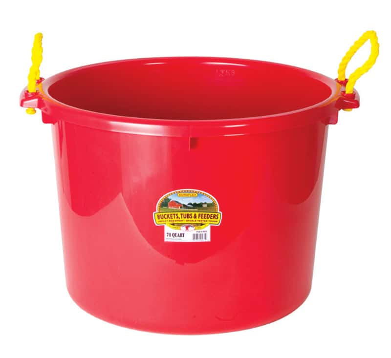 Little Giant 70 qt Plastic Bucket For Livestock - Ace Hardware