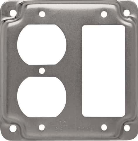 Raco Square Steel 2 gang Box Cover - Ace Hardware