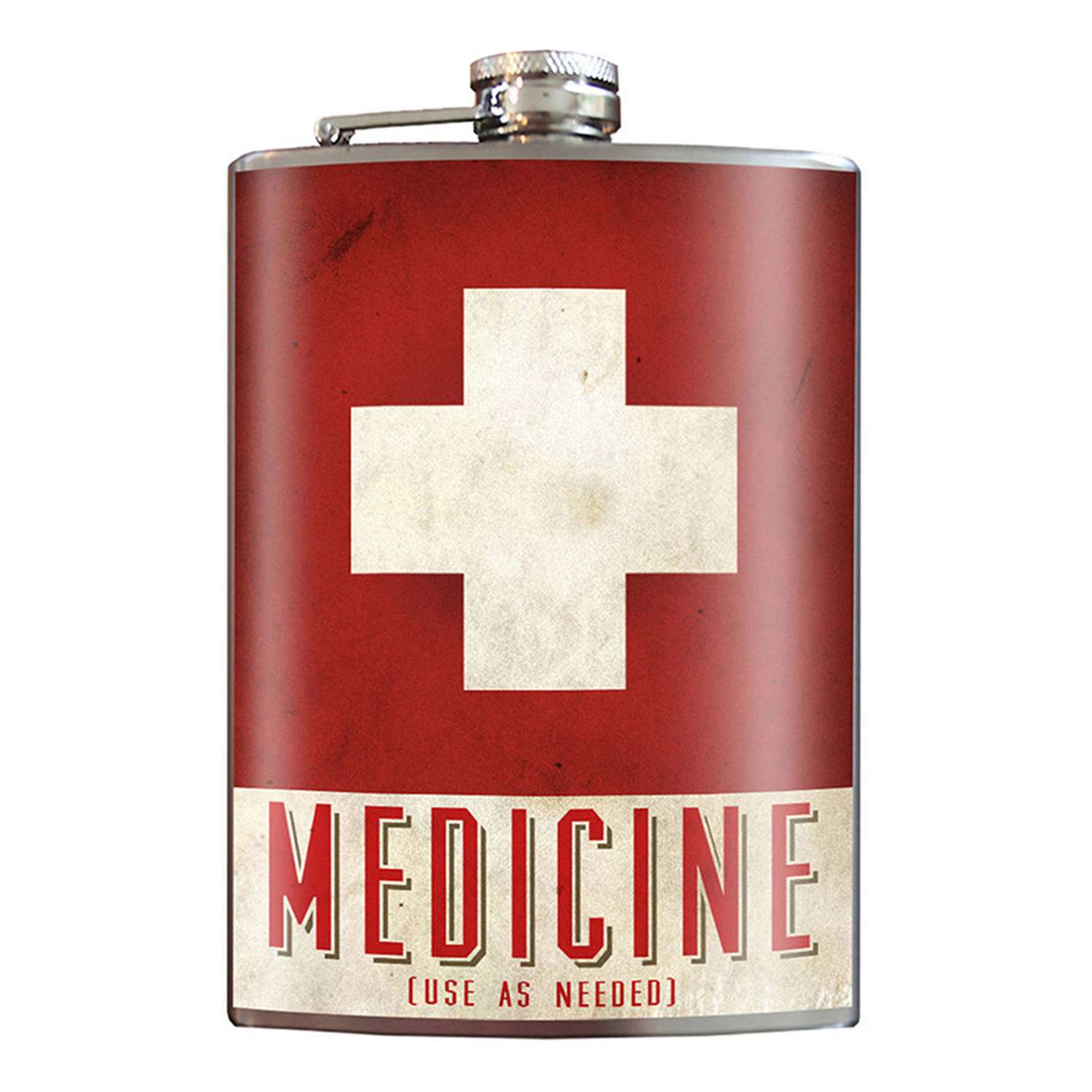 Trixie & Milo 8 oz Red Stainless Steel Hip Flask - Ace Hardware