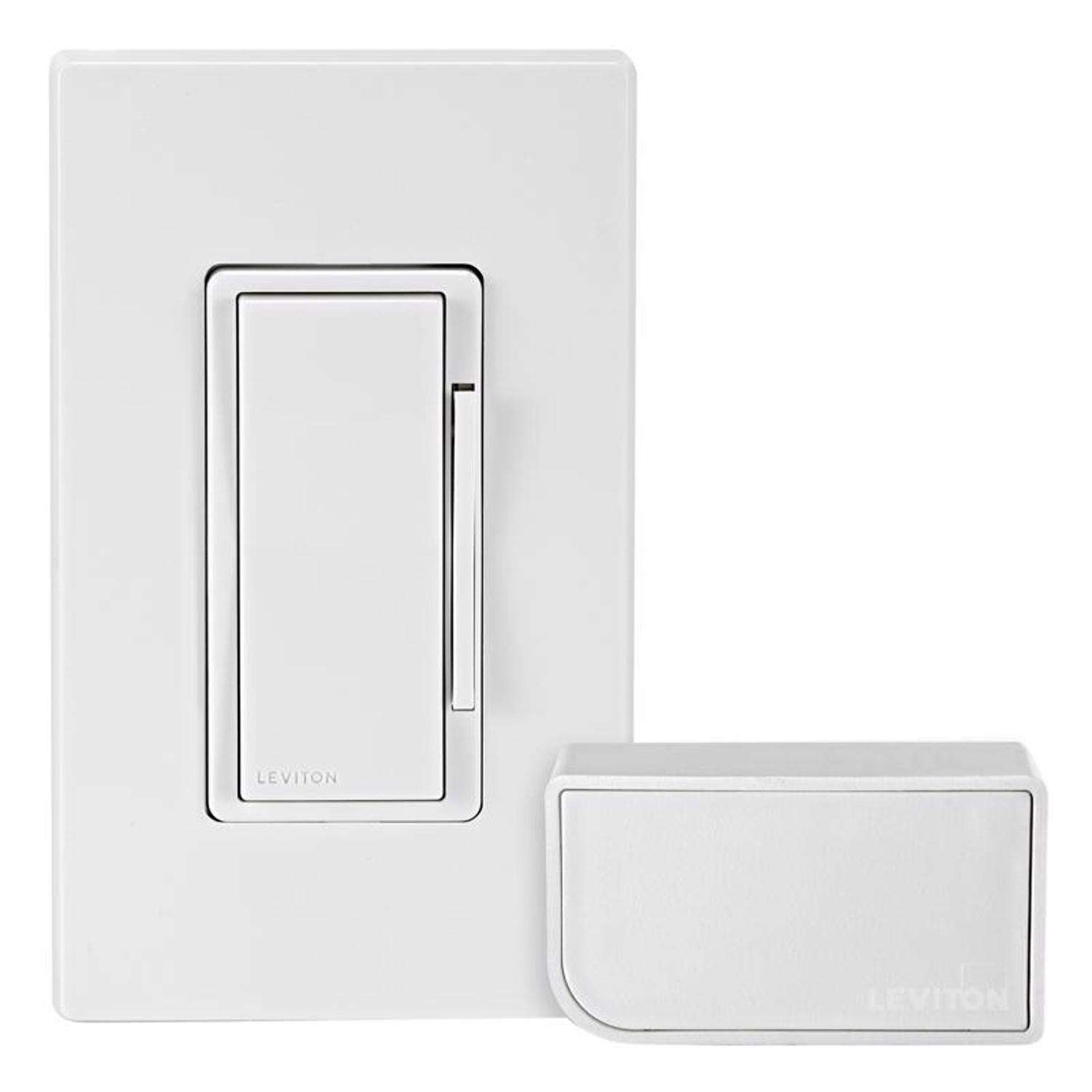 Leviton Decora White WiFi Smart Dimmer Switch w/Remote Control & Smart ...
