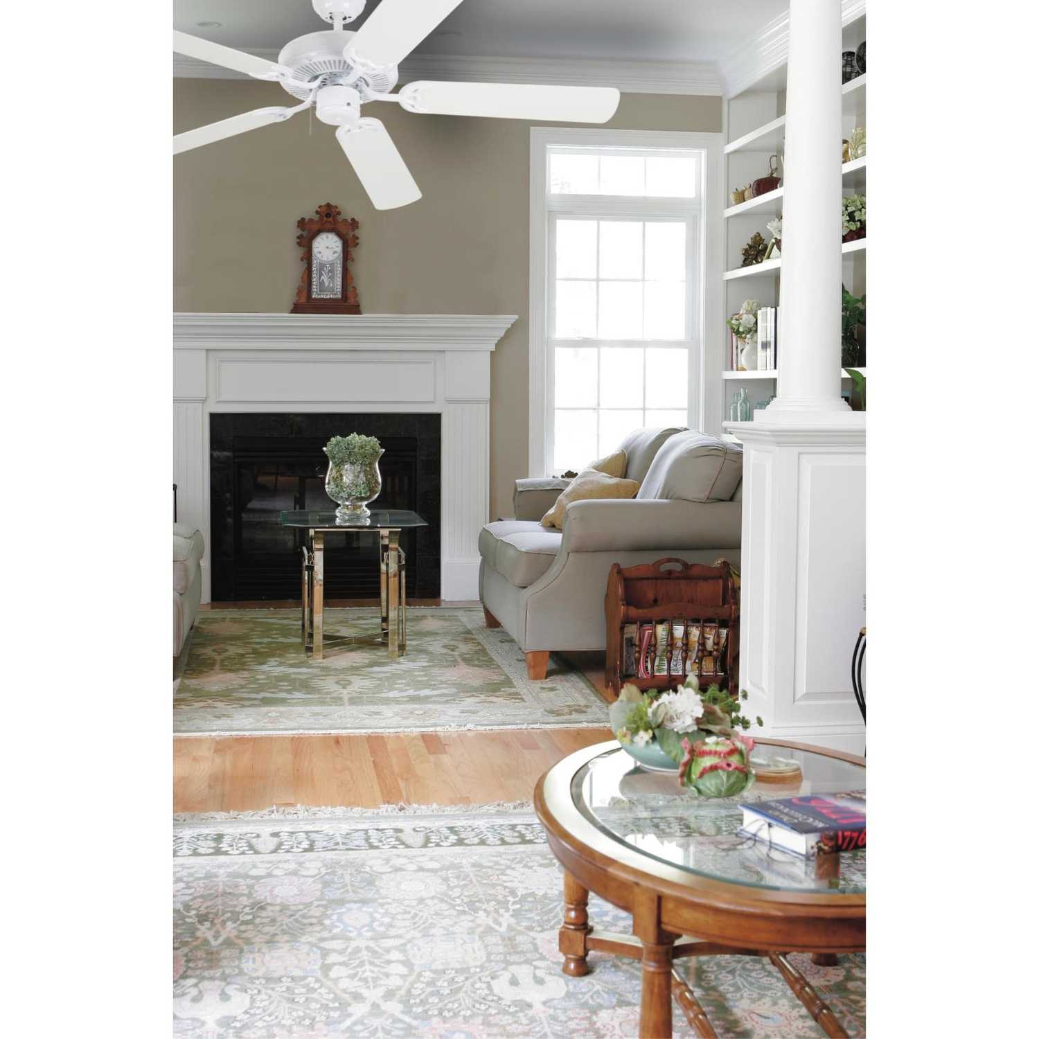 Westinghouse Contractor's Choice 52 in. 5 blade Indoor Antique White ...