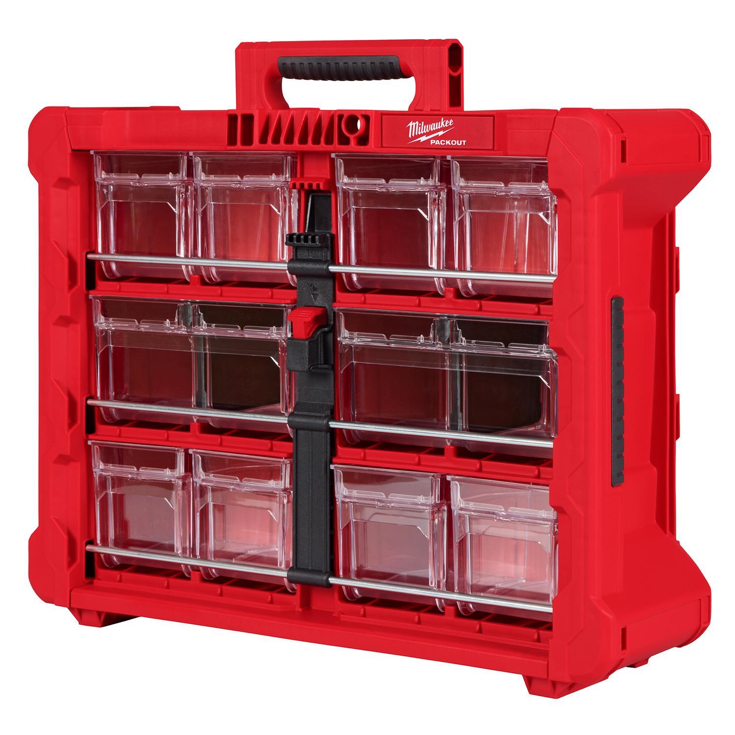 Milwaukee Tool Packout 19.7 in. W X 6.7 in. H Modular System Plastic ...