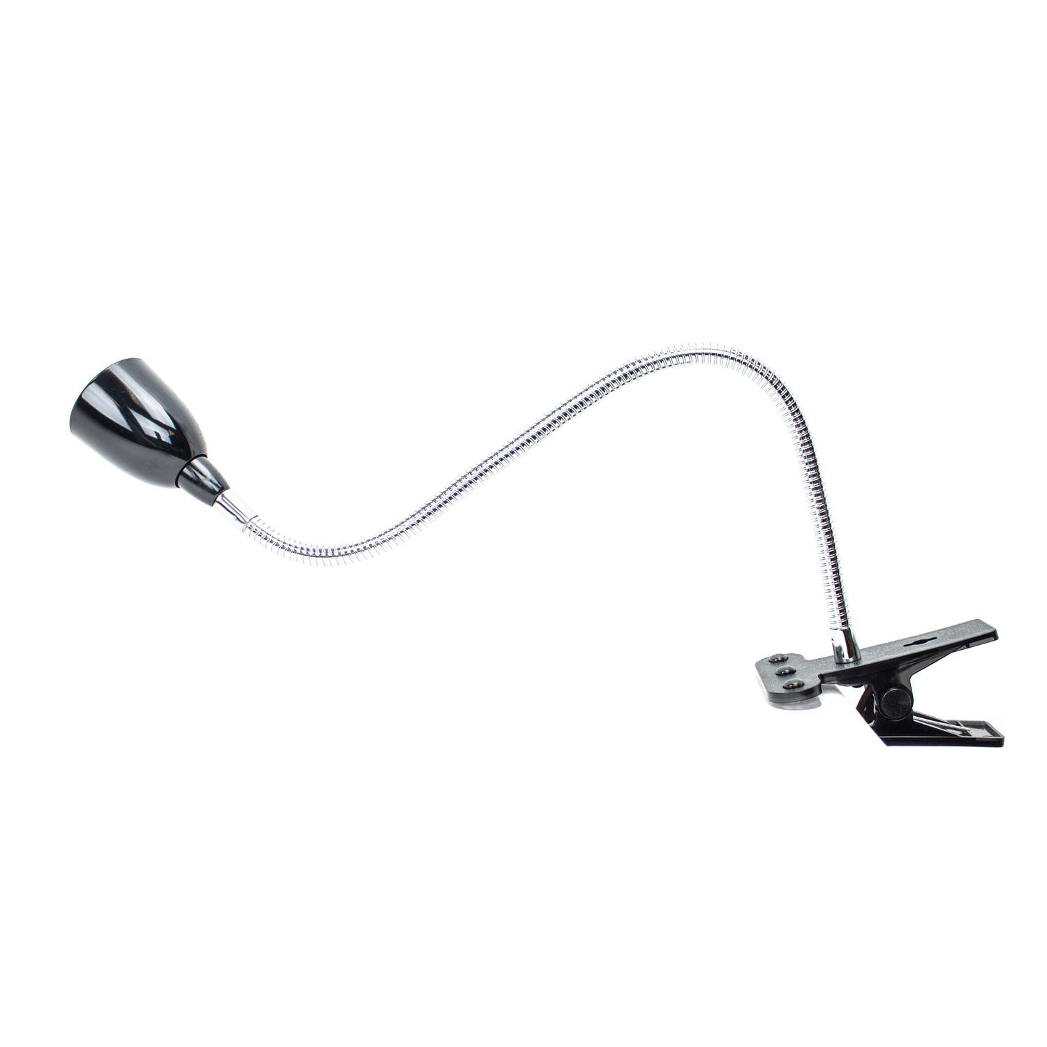Newhouse Lighting 22 in. Semi-Gloss Black Gooseneck Clip-On Lamp - Ace ...