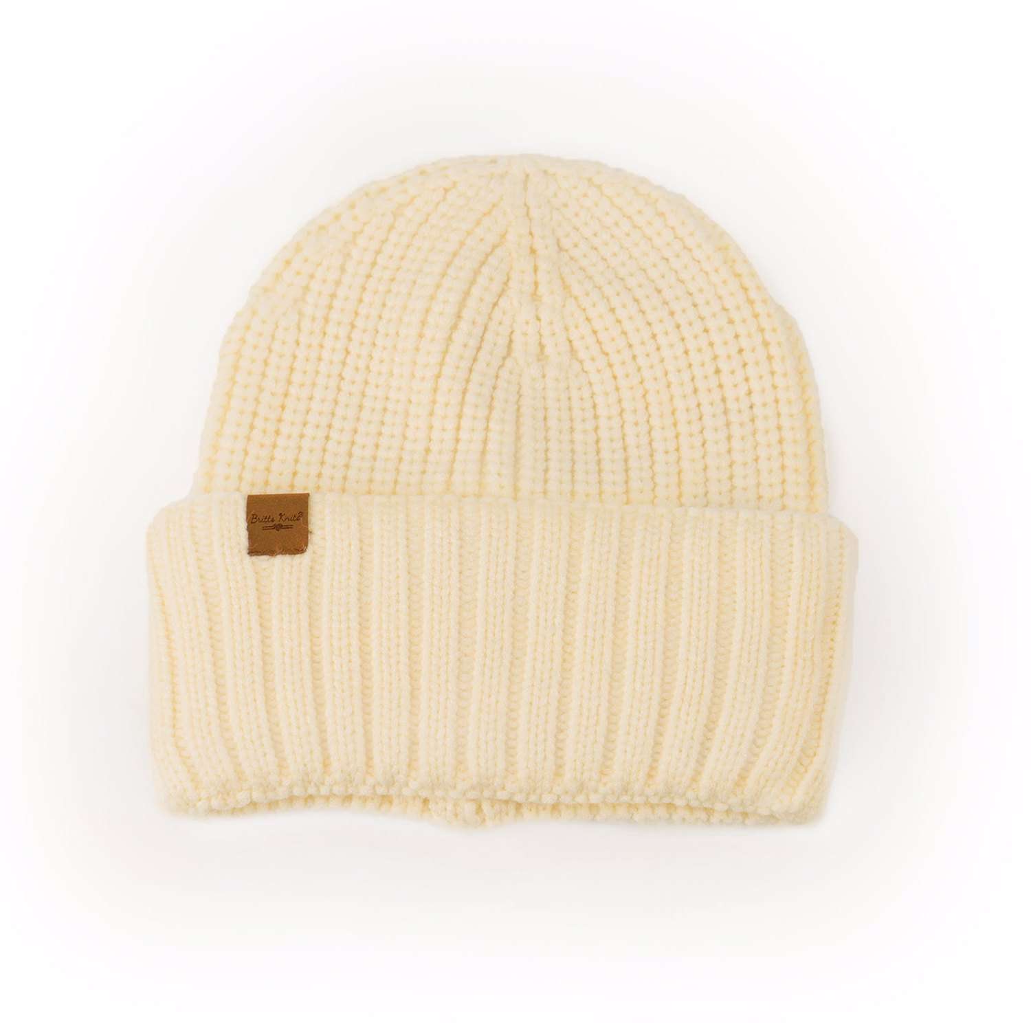 Britt's Knits Mainstay Beanie Ivory One Size Fits Most - Ace Hardware