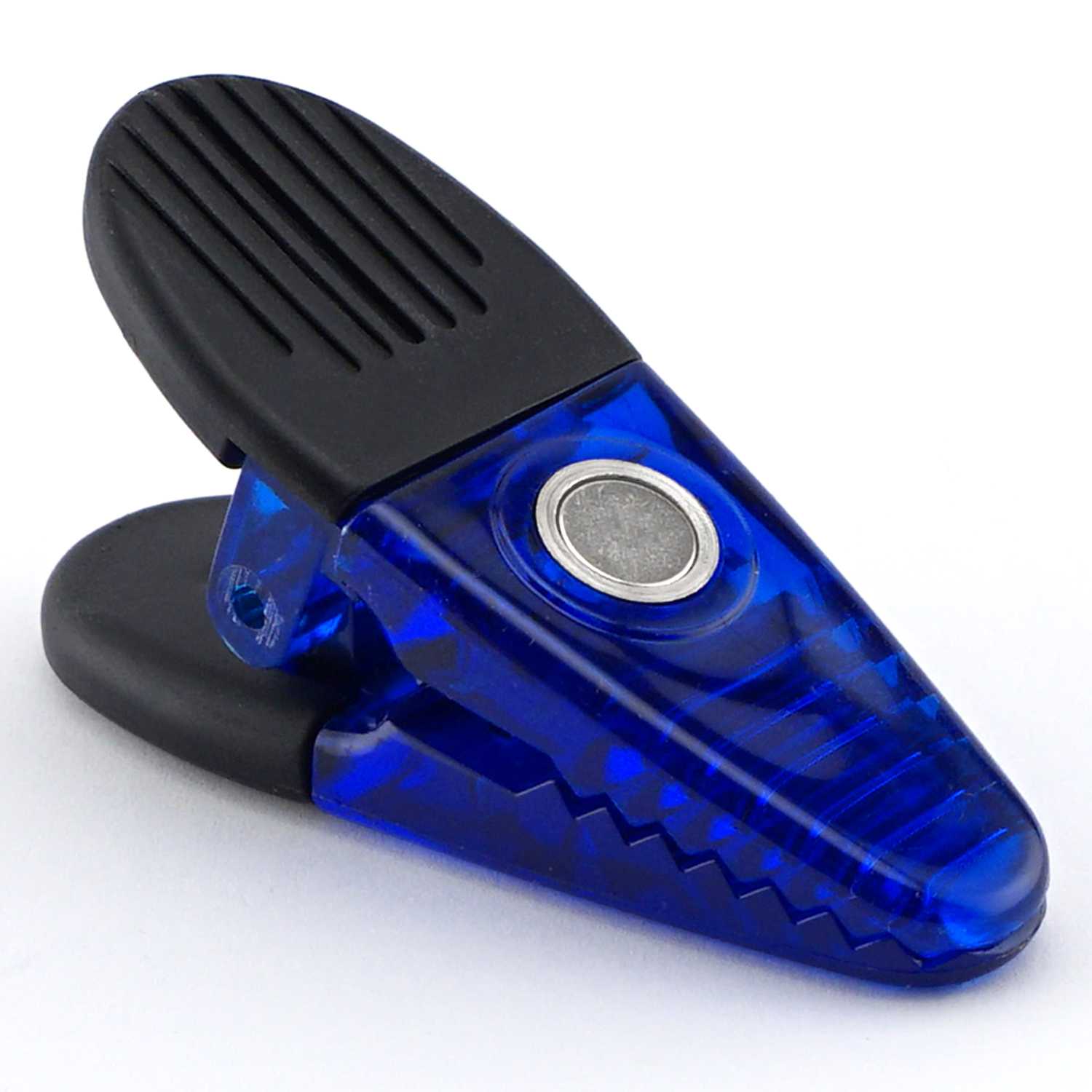 Master Magnetics 3.5 in. Neodymium/Plastic Magnetic Clips 35 MGOe Blue ...