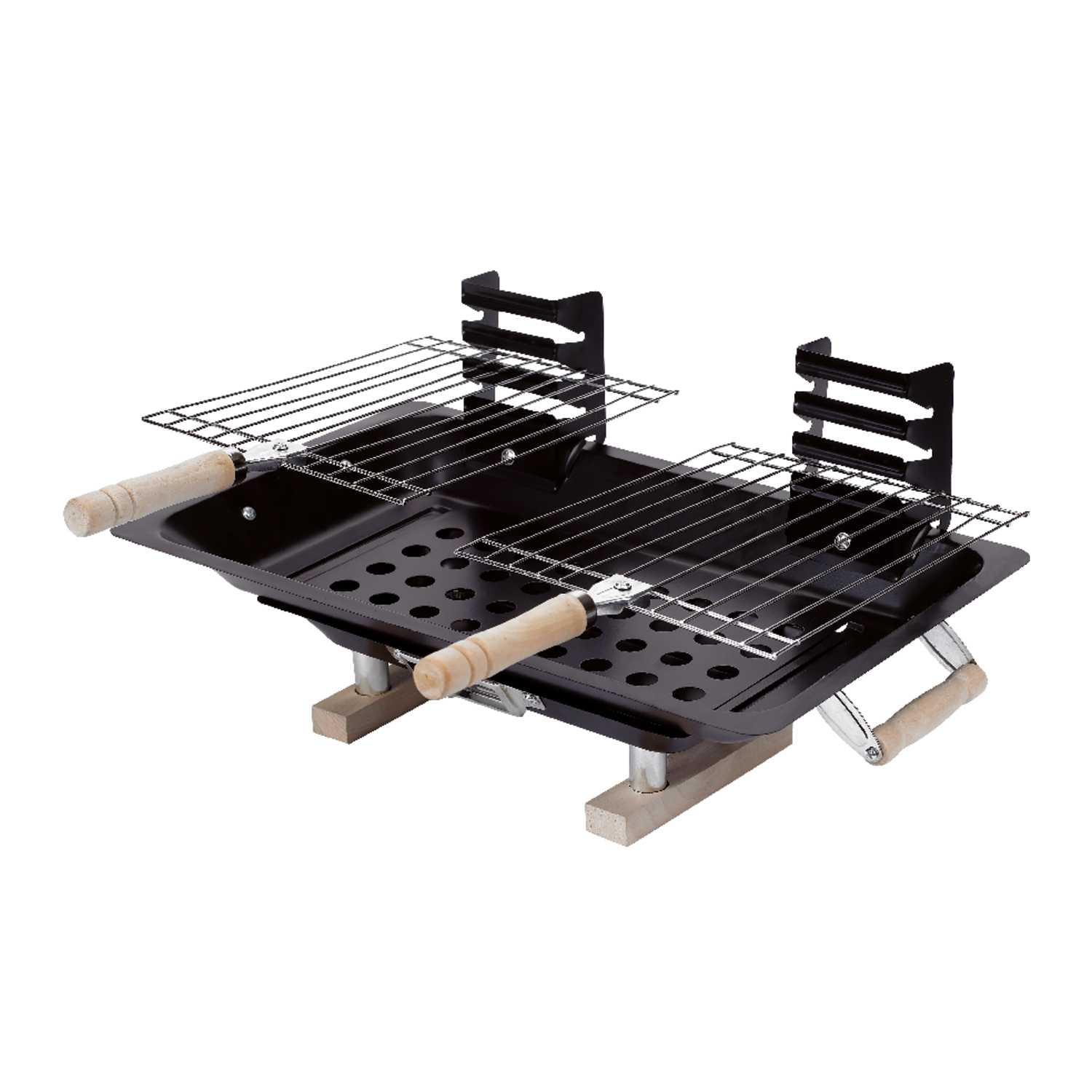 Marsh Allen Hibachi Charcoal Table Top Grill Black 15 in. - Ace Hardware