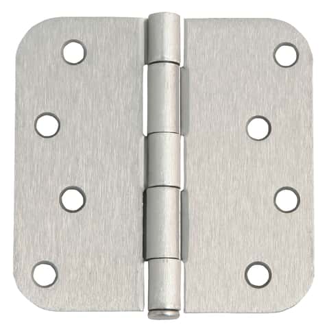 Design House 4 in. L Satin Nickel Door Hinge 1 ct - Ace Hardware
