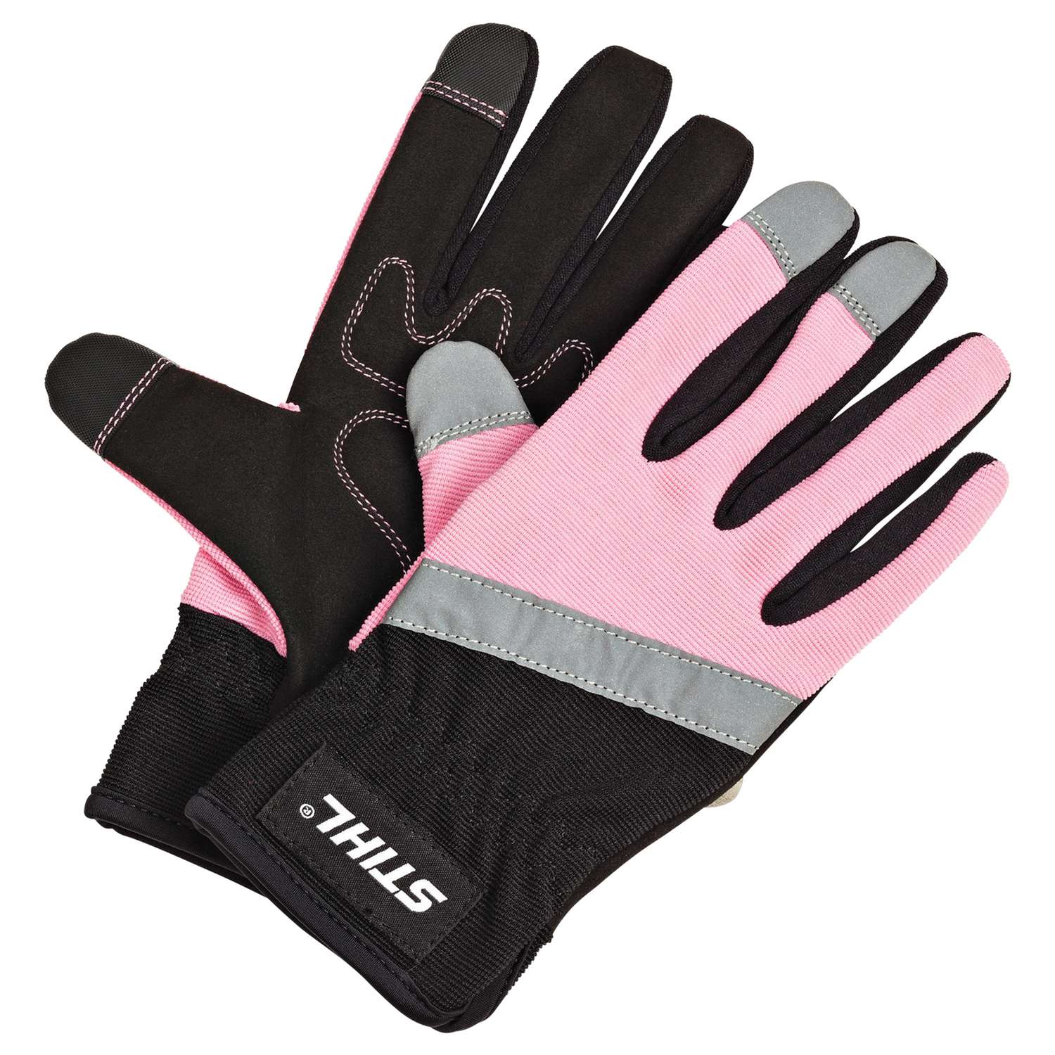 STIHL Cotton Candy Gloves Black/Pink M 1 pair - Ace Hardware