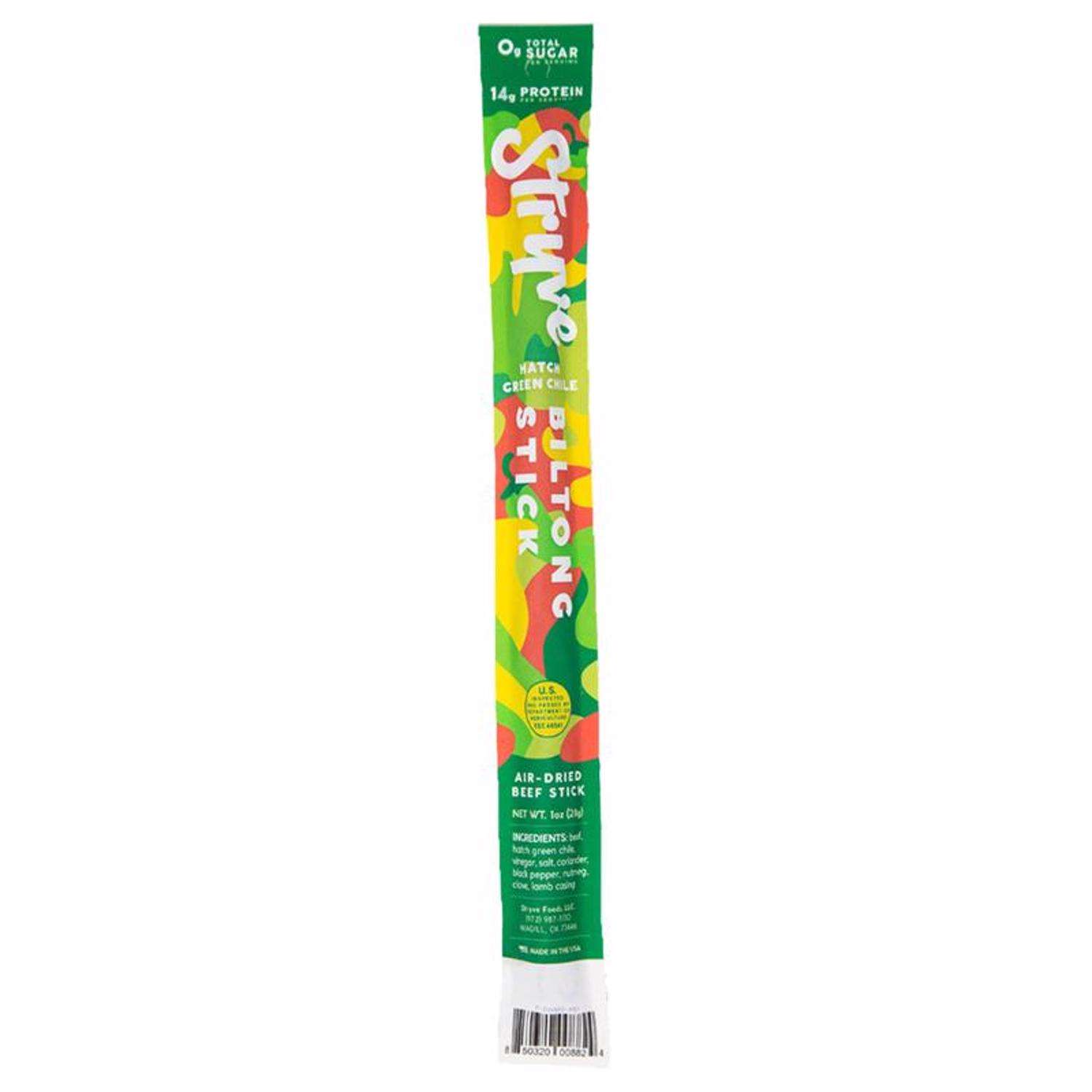 Stryve Biltong Hatch Green Chile Beef Stick 1 oz Bagged - Ace Hardware