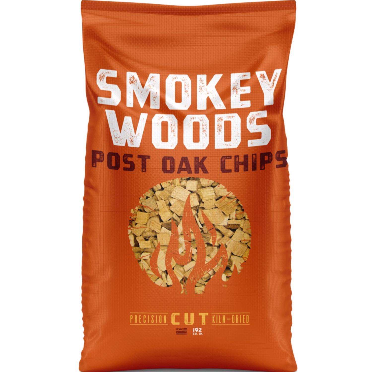Smokey Woods All Natural Post Oak Wood Smoking Chips 192 cu in - Ace ...