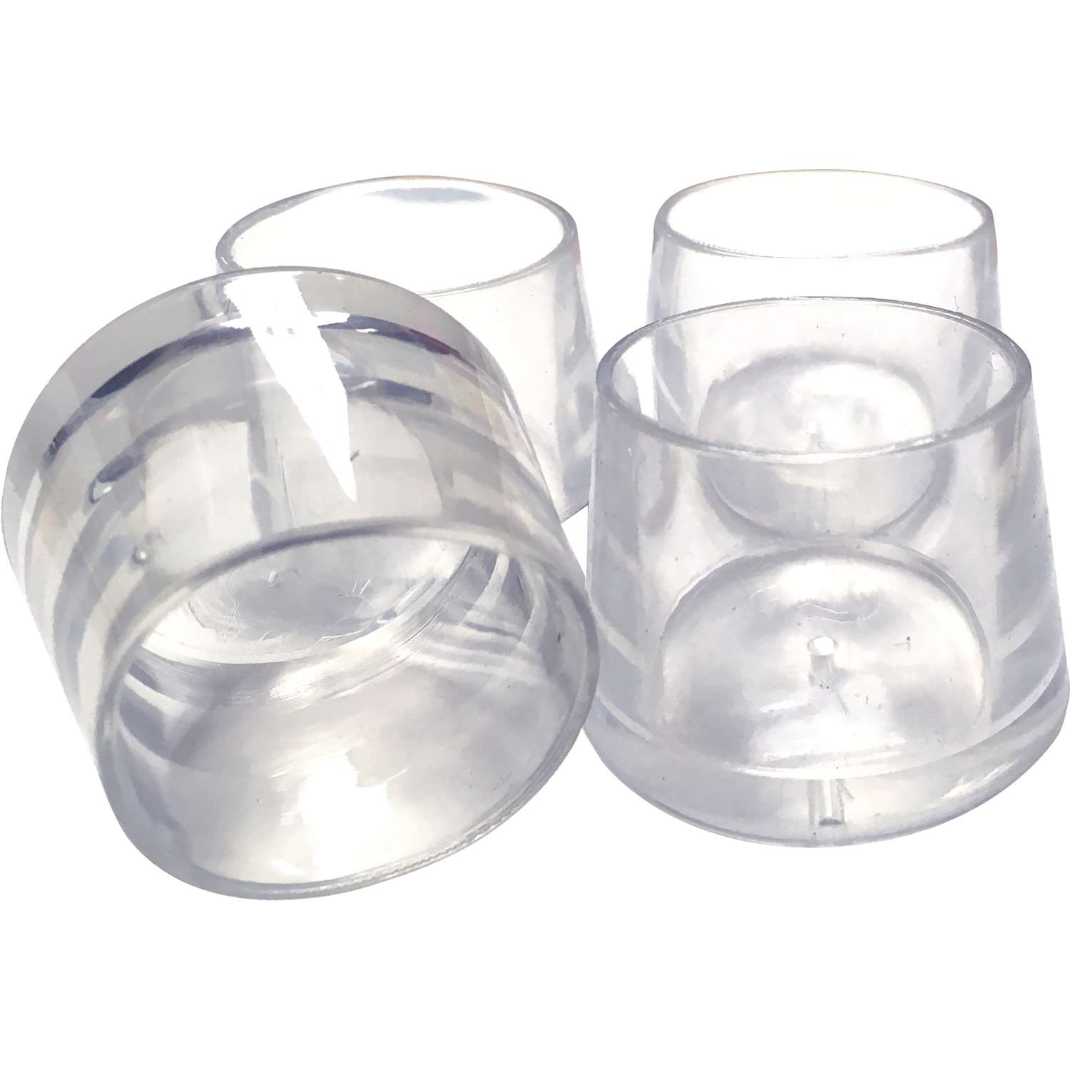 Ace Plastic Leg Tip Clear Round 4.38 in. W X 2 in. L 4 pk - Ace Hardware