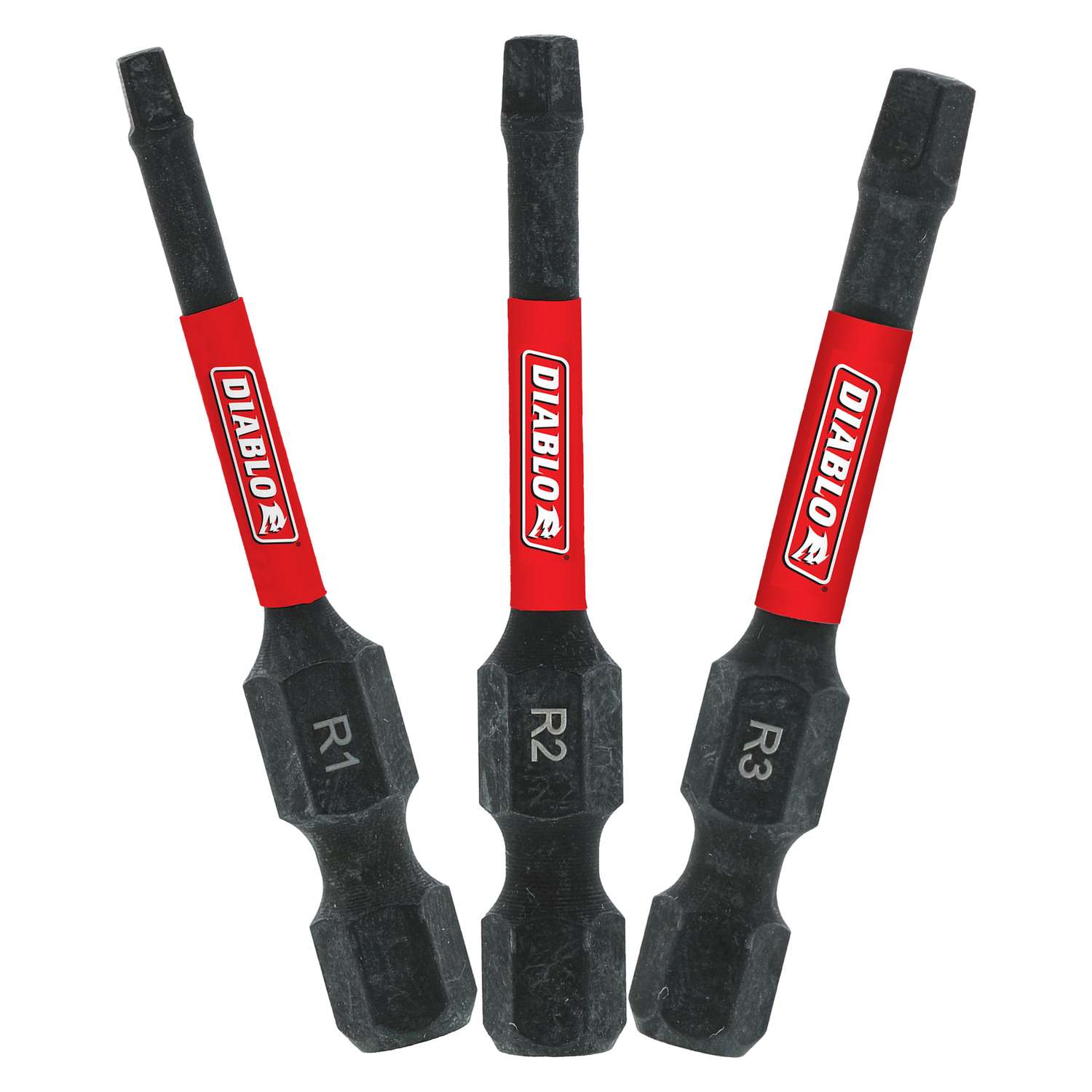 Diablo Square 2 in. L SQ Variety Drive Bit Set Black Oxide 3 pc - Ace ...
